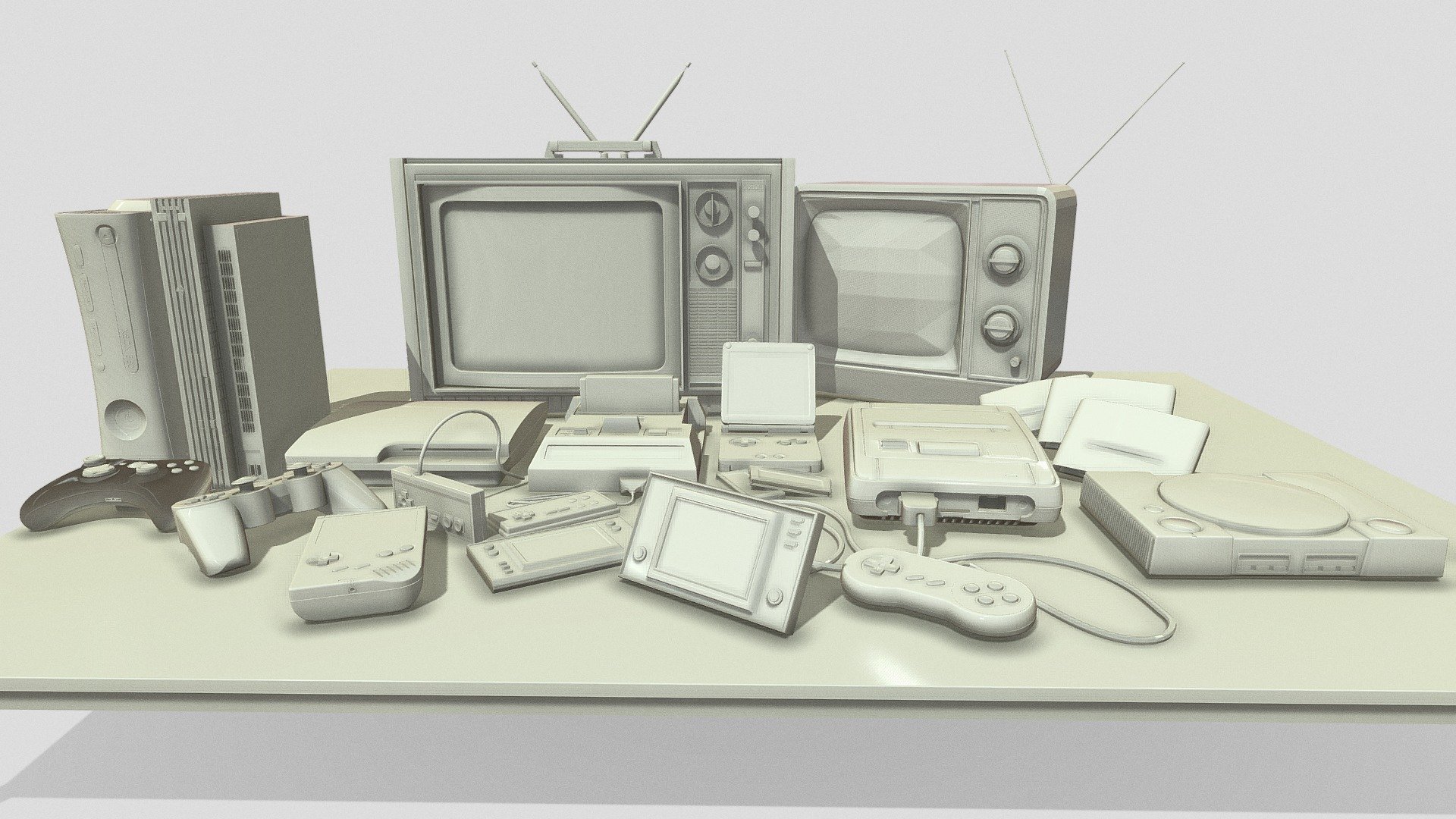 TV Game - 3D model by Leo.Leung [9b2e1aa] - Sketchfab