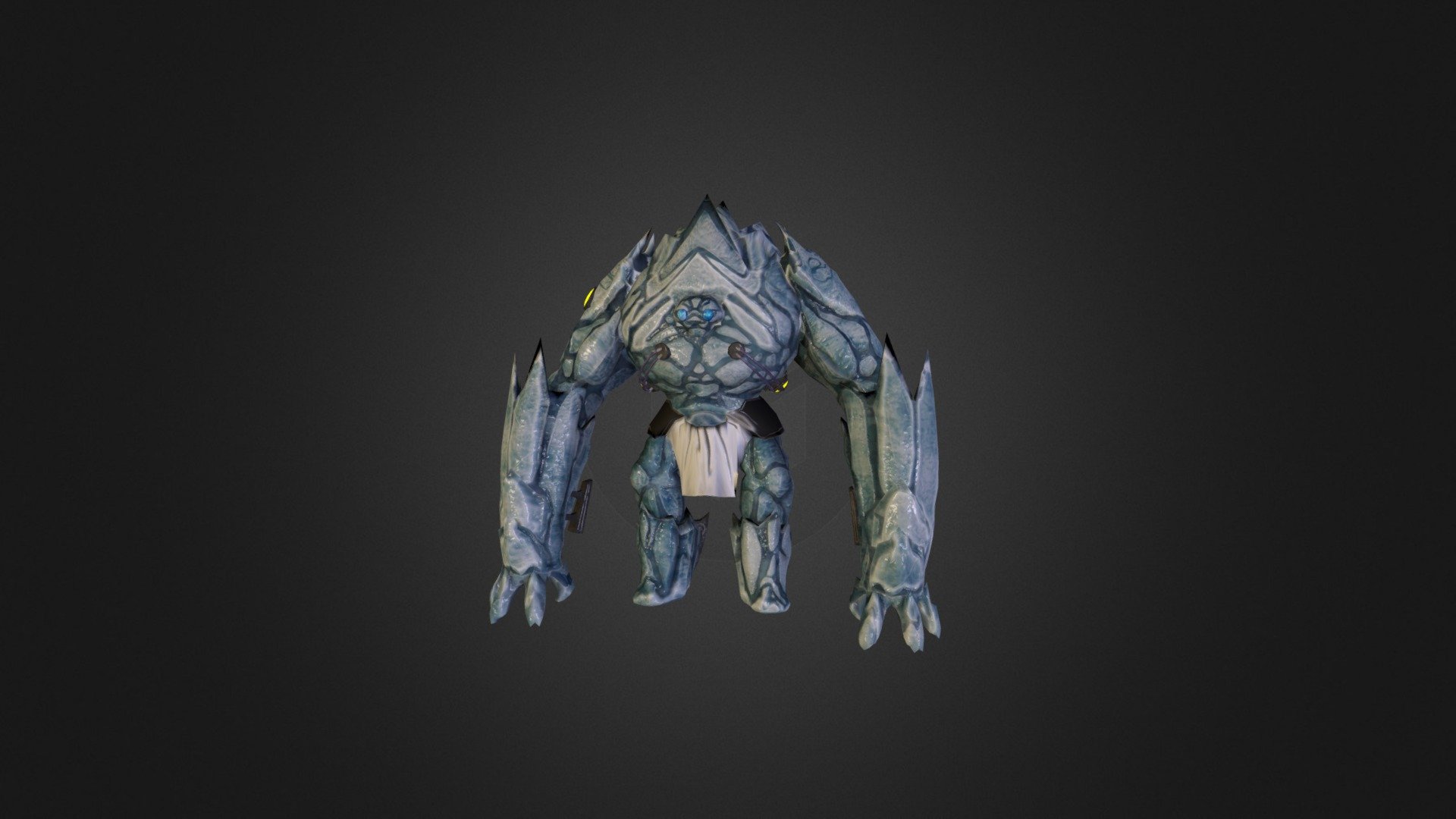 Ice Golem - 3D model by stephanielpitcher [9b2f582] - Sketchfab