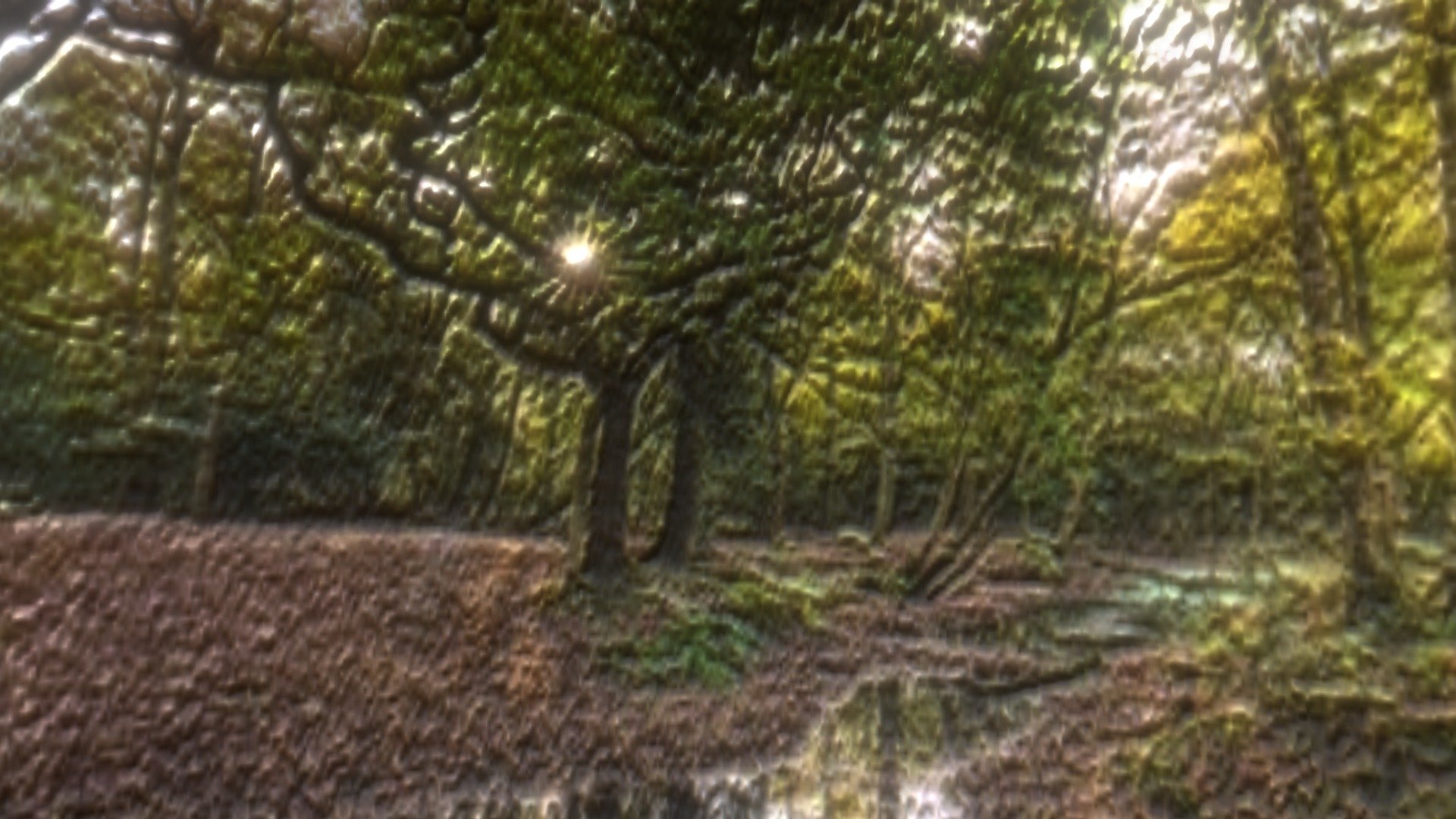 Trees simple background - 3D model by floydlewis [9b2fde1] - Sketchfab