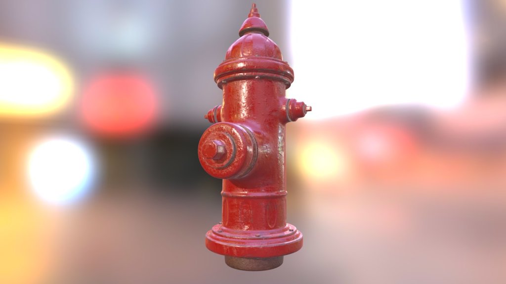 Hydrant - 3D model by kev.draws (@kevosan2) [9b2fde3] - Sketchfab