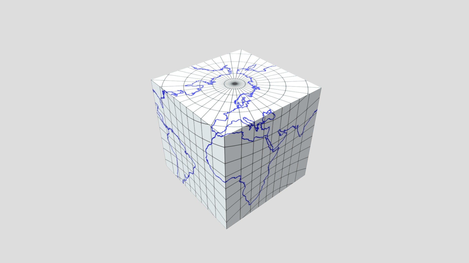 Polyhedral Globe – cube - Download Free 3D model by rostislav.berka (@rostislav.berka55 ...