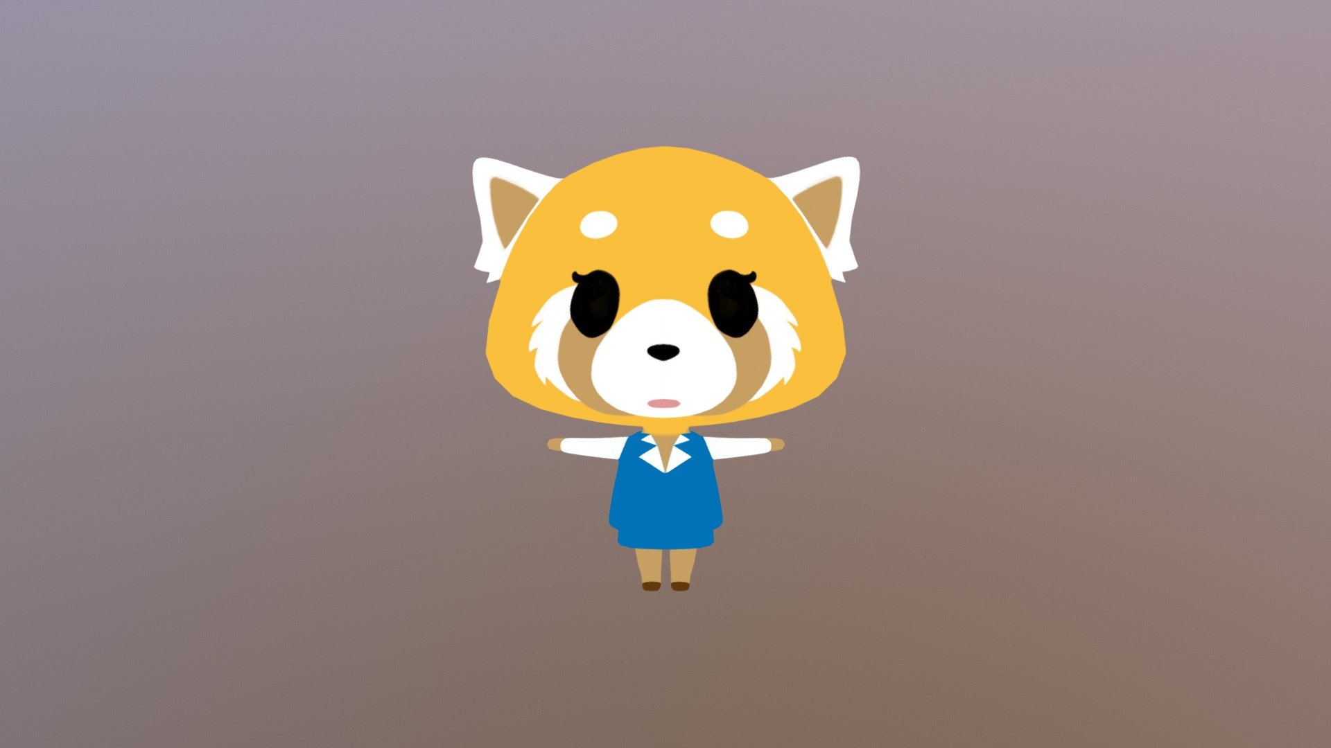 Retsuko - Download Free 3D model by Lilithe [9b32d3b] - Sketchfab