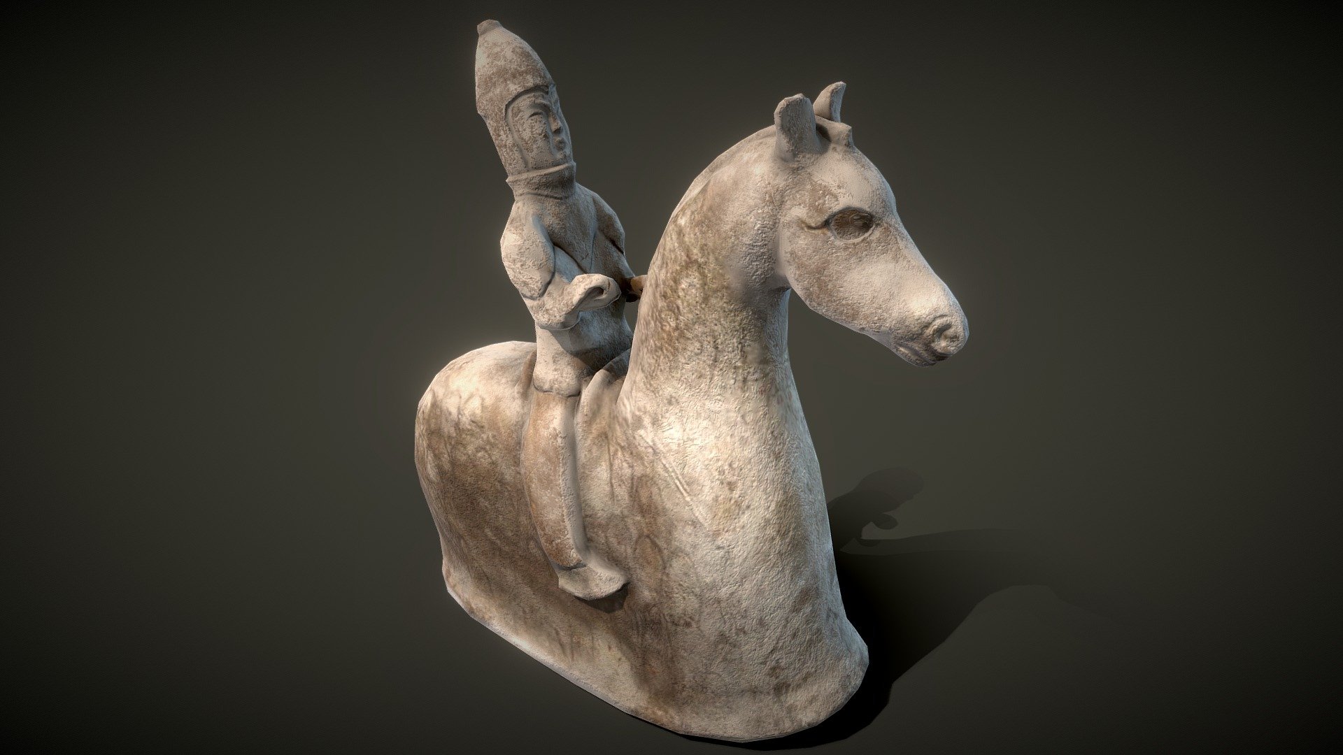 Knight on horseback/Terracotta warriors - Buy Royalty Free 3D model by ...