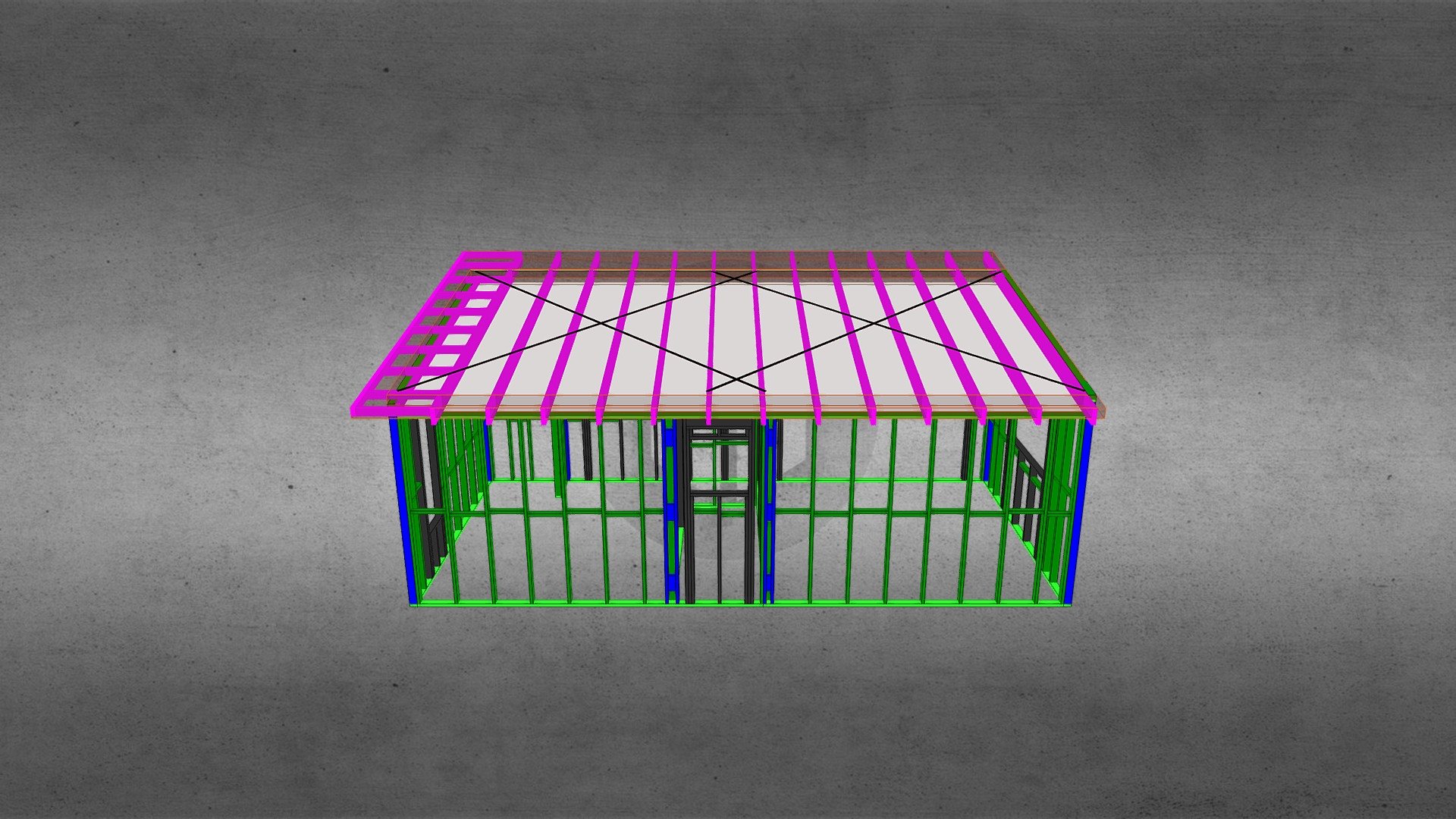 45 Simpson Rafters - Download Free 3D model by Matt Edwards ...