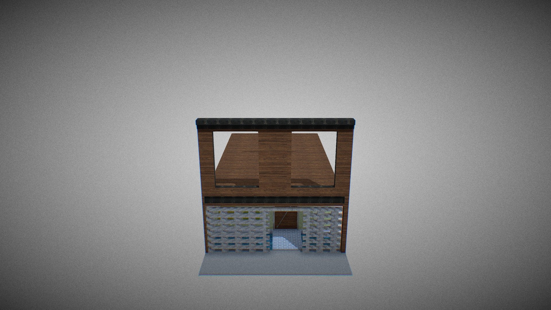 Front desk back desk fachada - Download Free 3D model by del.rocket ...