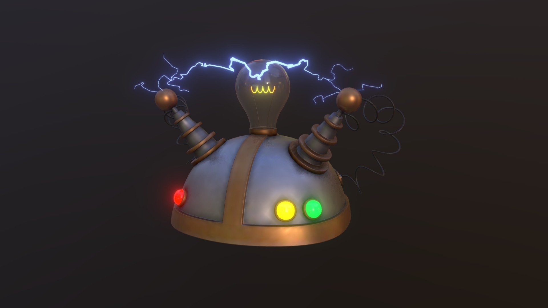 Mad scientist hat - 3D model by -eugenie- [9b35de0] - Sketchfab