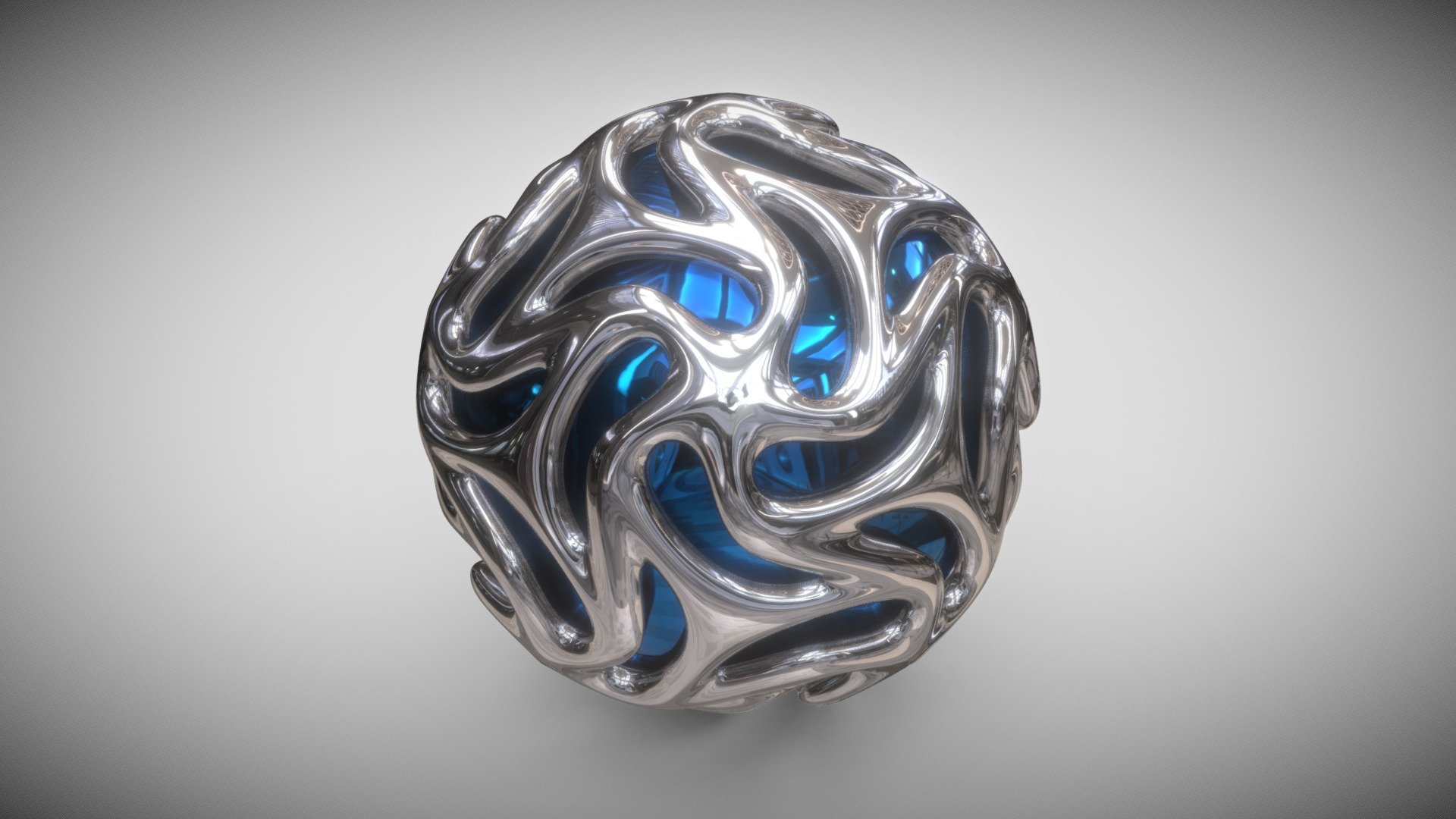 Organic Dodecahedral Star Sphere - 3D model by SonnyG1 [9b37947 ...