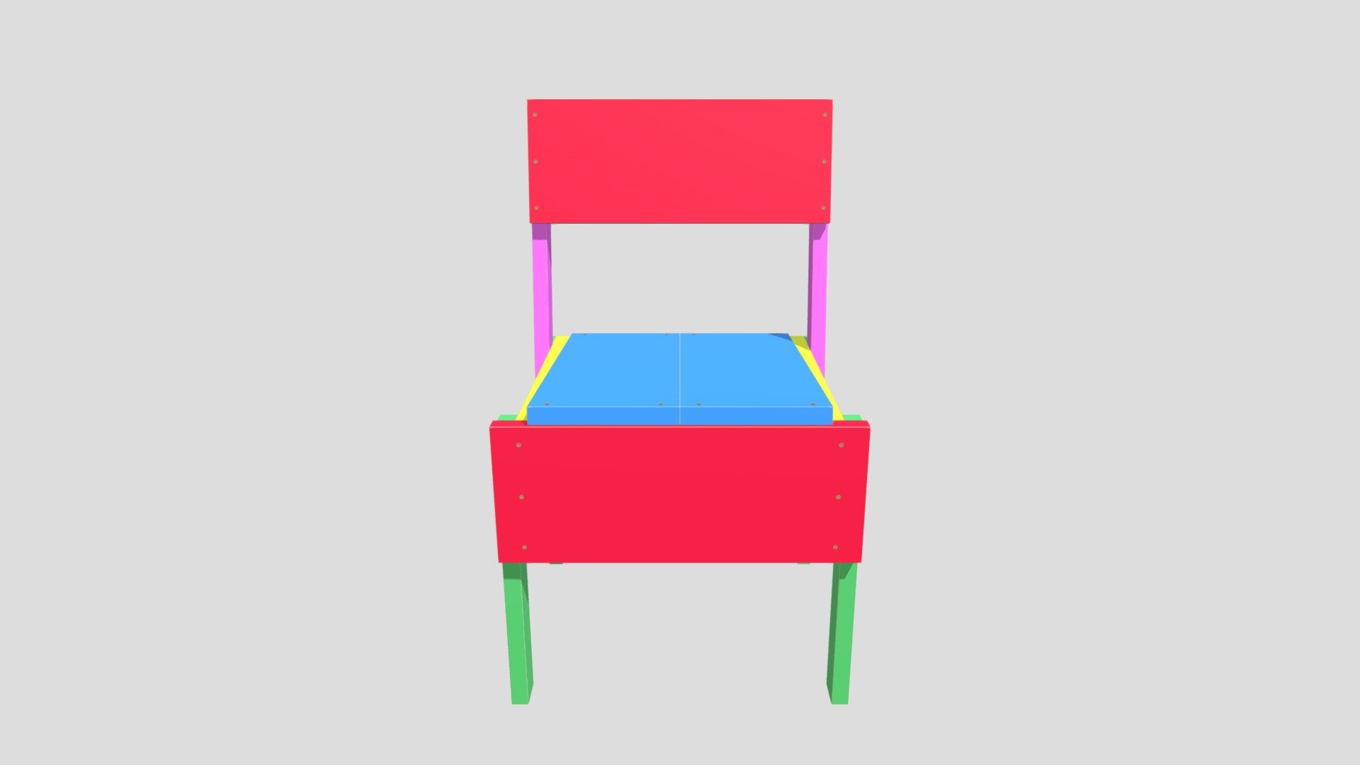 Enzo Mari Sedia 1 - 3D model by danipellegrino92 [9b3abc5] - Sketchfab