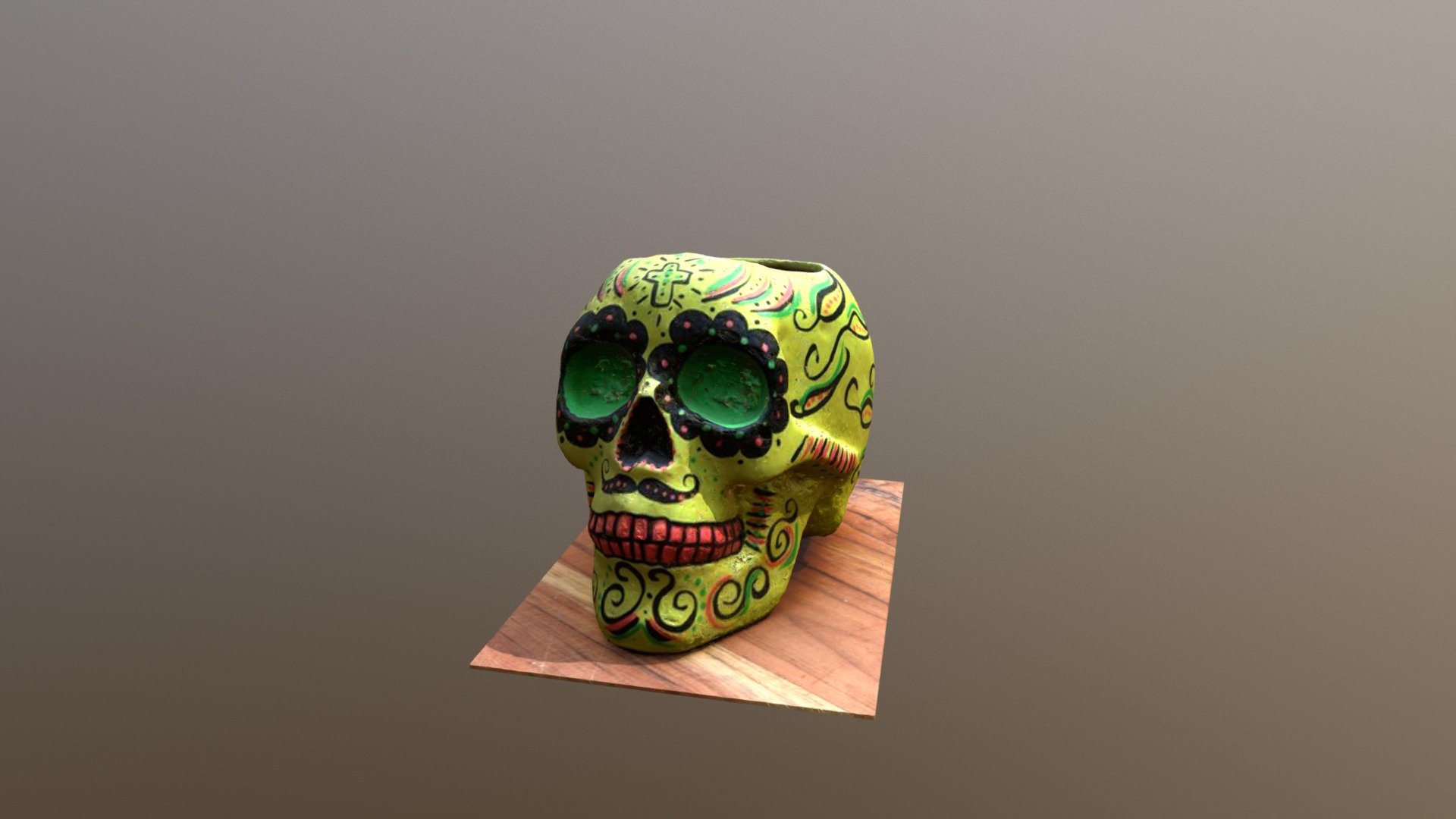 Mexican Skull - 3D model by arqrenderz [9b3ac53] - Sketchfab
