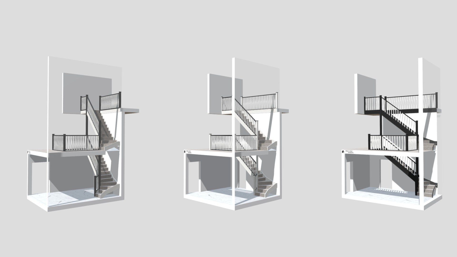 005851 Ashburn 3 Options - Download Free 3D model by First Step Designs ...