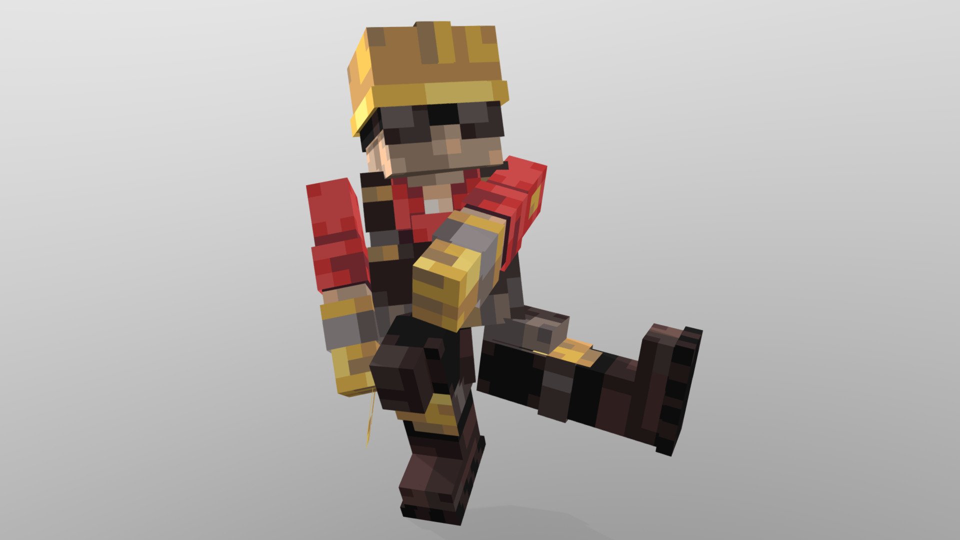 Team Fortress 2 Engineer - 3D model by Morgan Freeguy (@MorganFreeguy ...