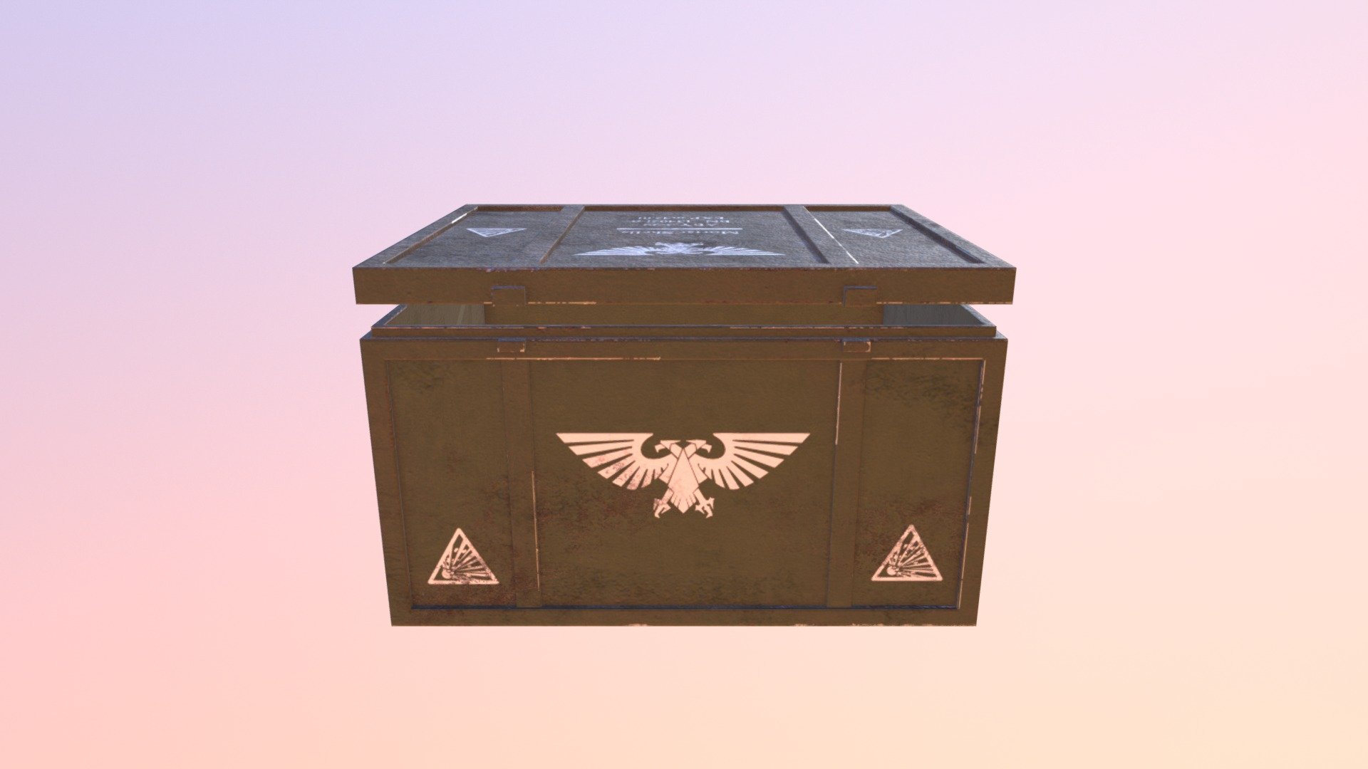 Ammo Crate - Mortar Shells Explosive - 3D model by speckysimon [9b3afc2 ...