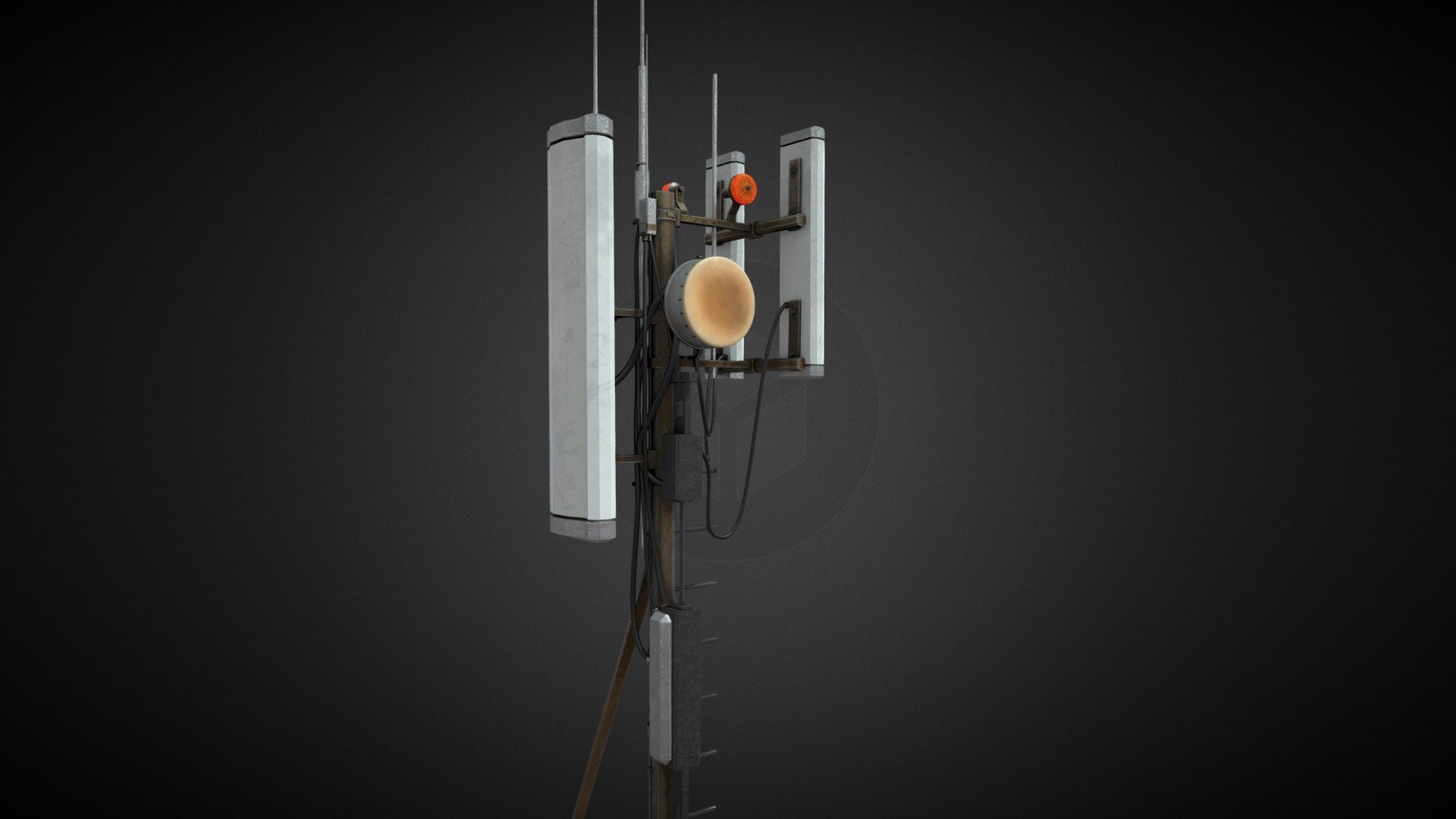 Radio_Tower - 3D model by Shape Shire (@shape-shire) [9b3b8f9] - Sketchfab