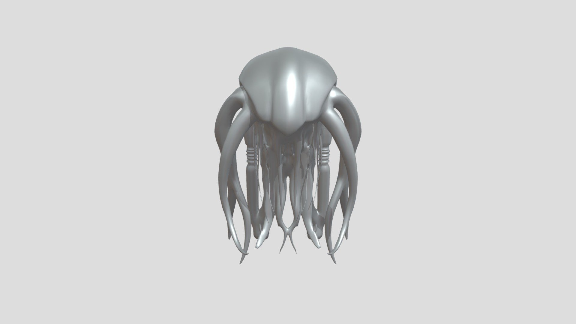 alien creature with tentacles - 3D model by yeezom [9b3bade] - Sketchfab