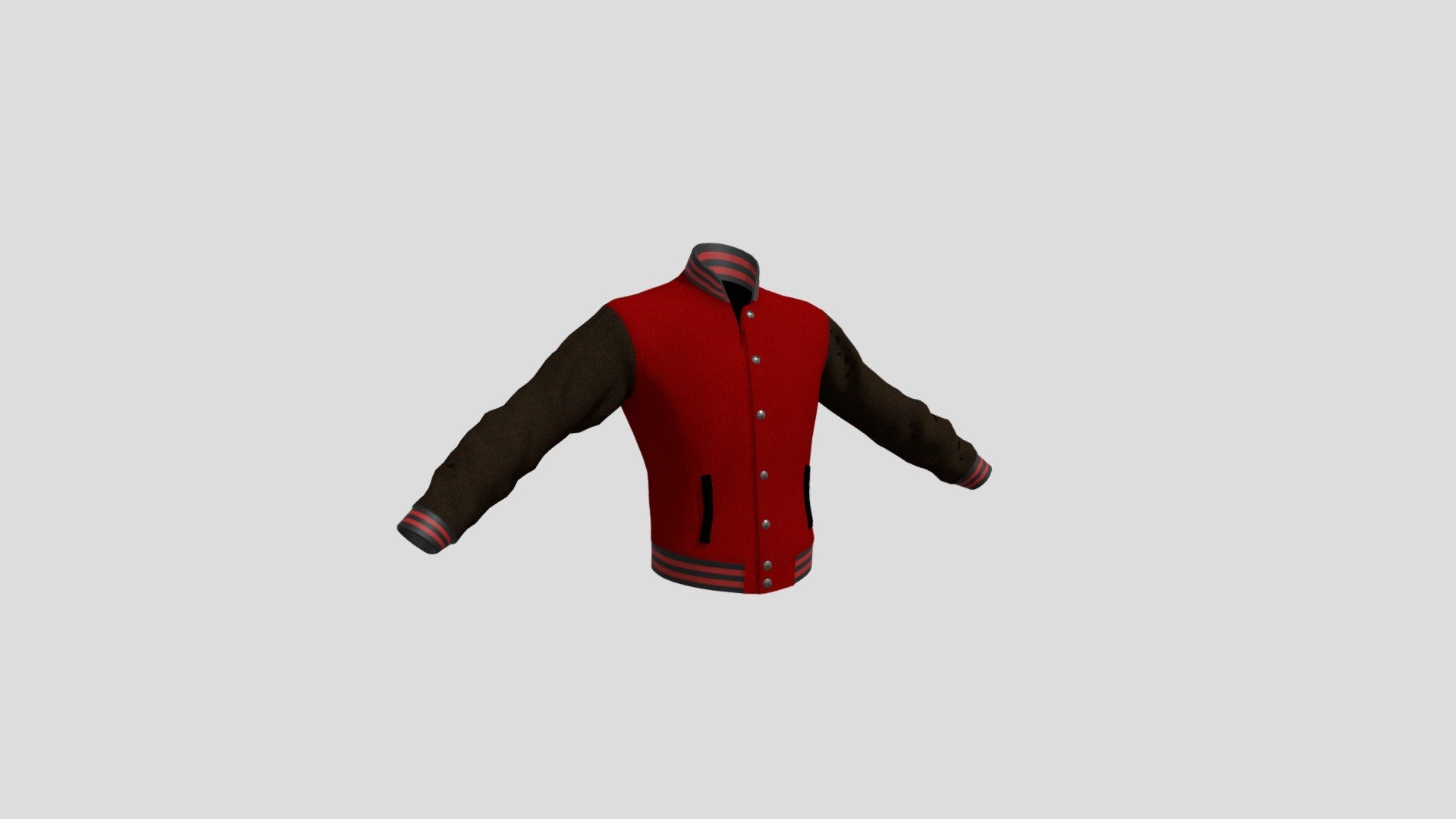 Varsity Jacket Model - 3D model by ChaseCordova21 (@chasecordova91 ...