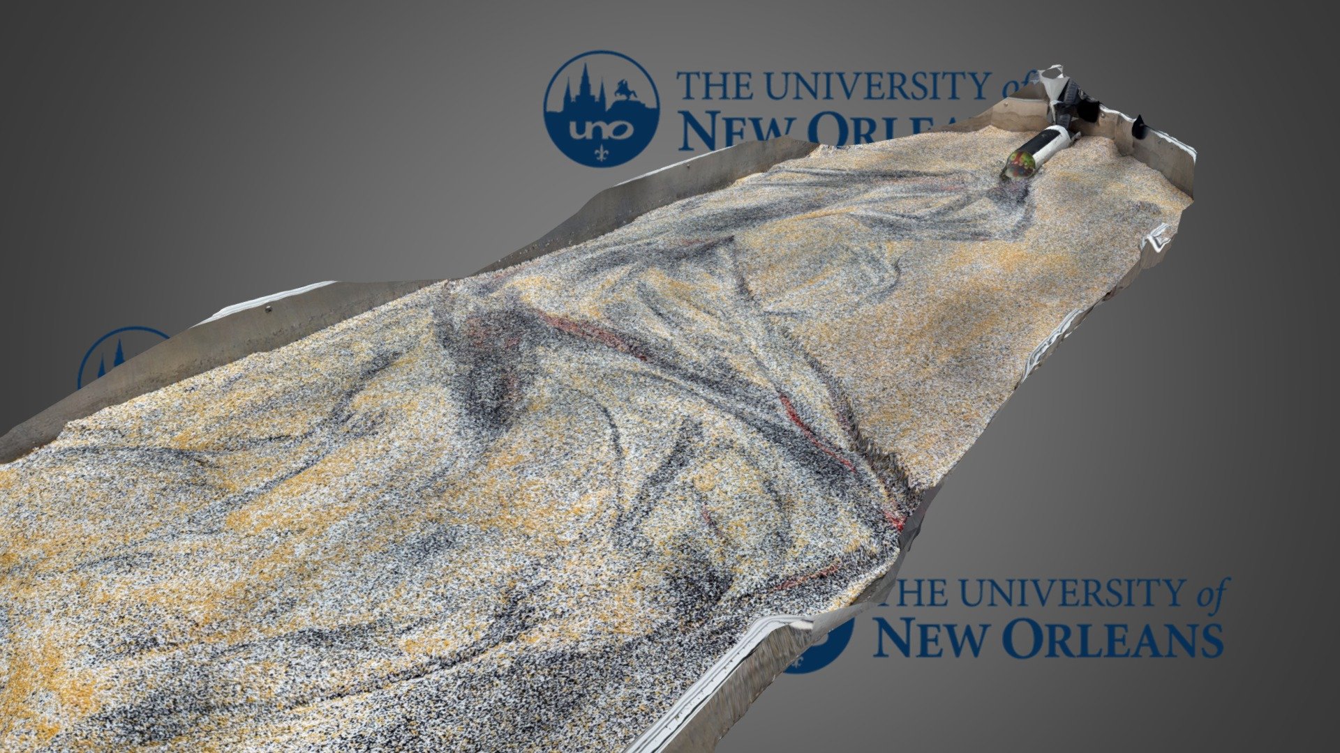 UNO geomorphology stream table experiment - Download Free 3D model by ...