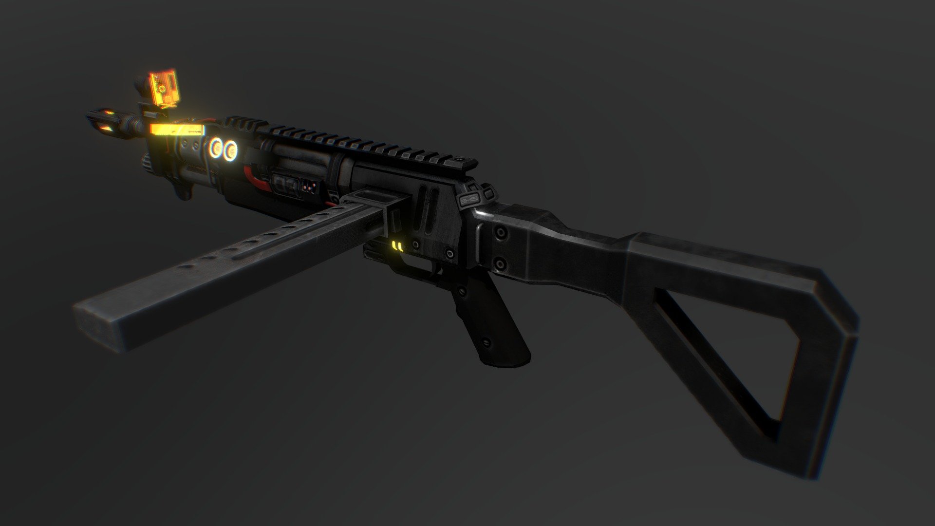 SPX-80 SMG - 3D model by Adam C. (@IcoHarbinger) [9b3f9b0] - Sketchfab