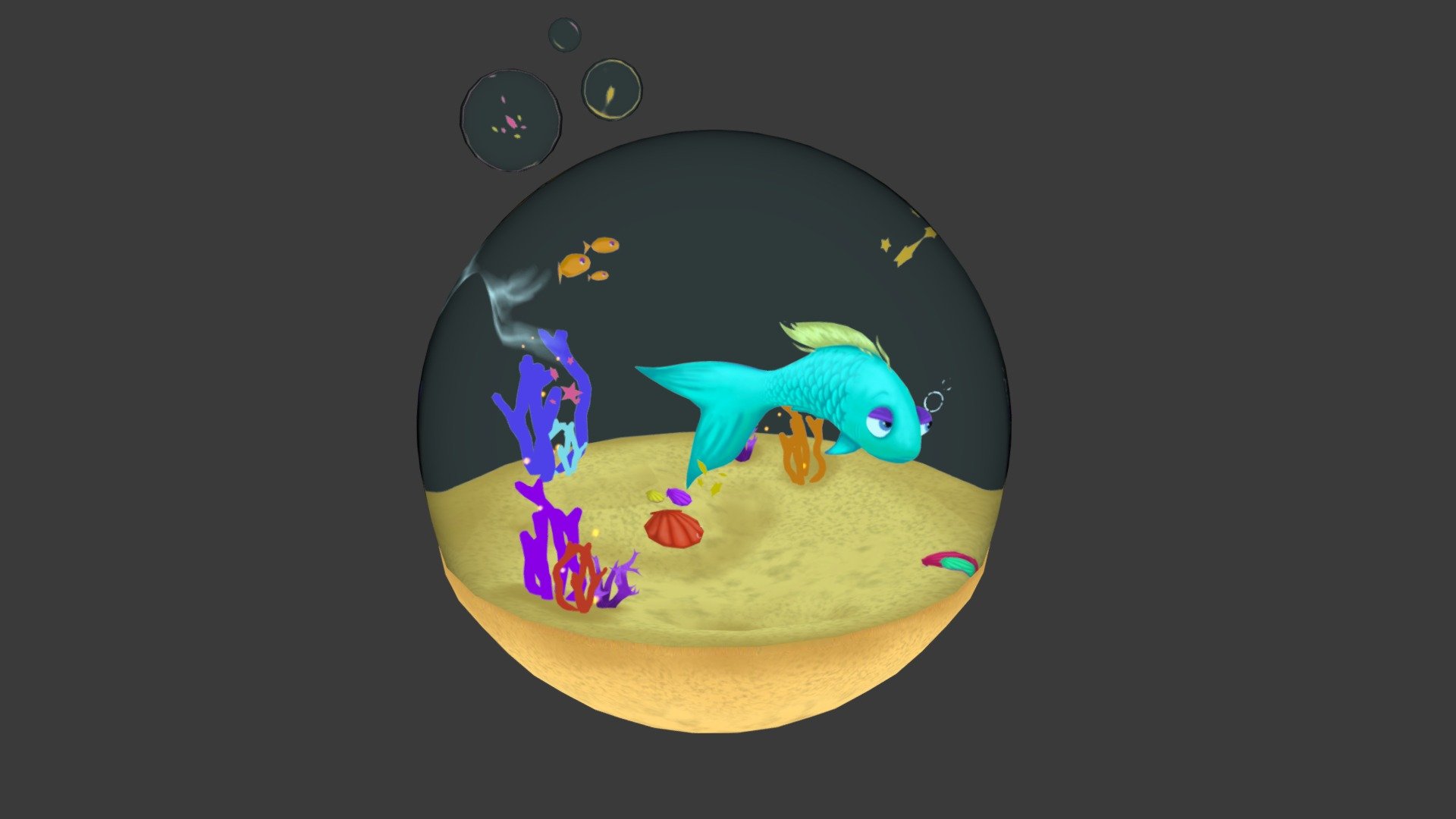 Fish Bubble Diorama - Download Free 3D model by susi23_01 ...