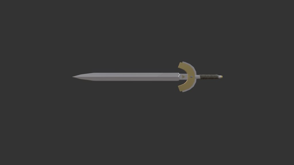 Master Sword Base Mesh - Download Free 3D model by Bruce (@brucemevans ...