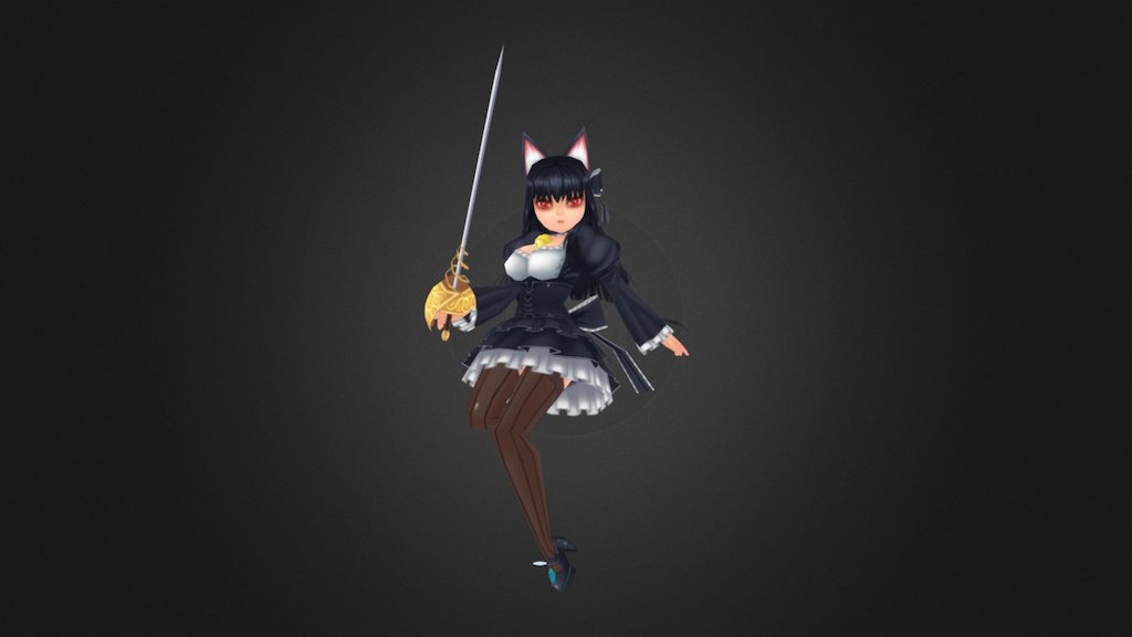 Neko_Girl - 3D model by nermes (@nermes01) [9b44063] - Sketchfab