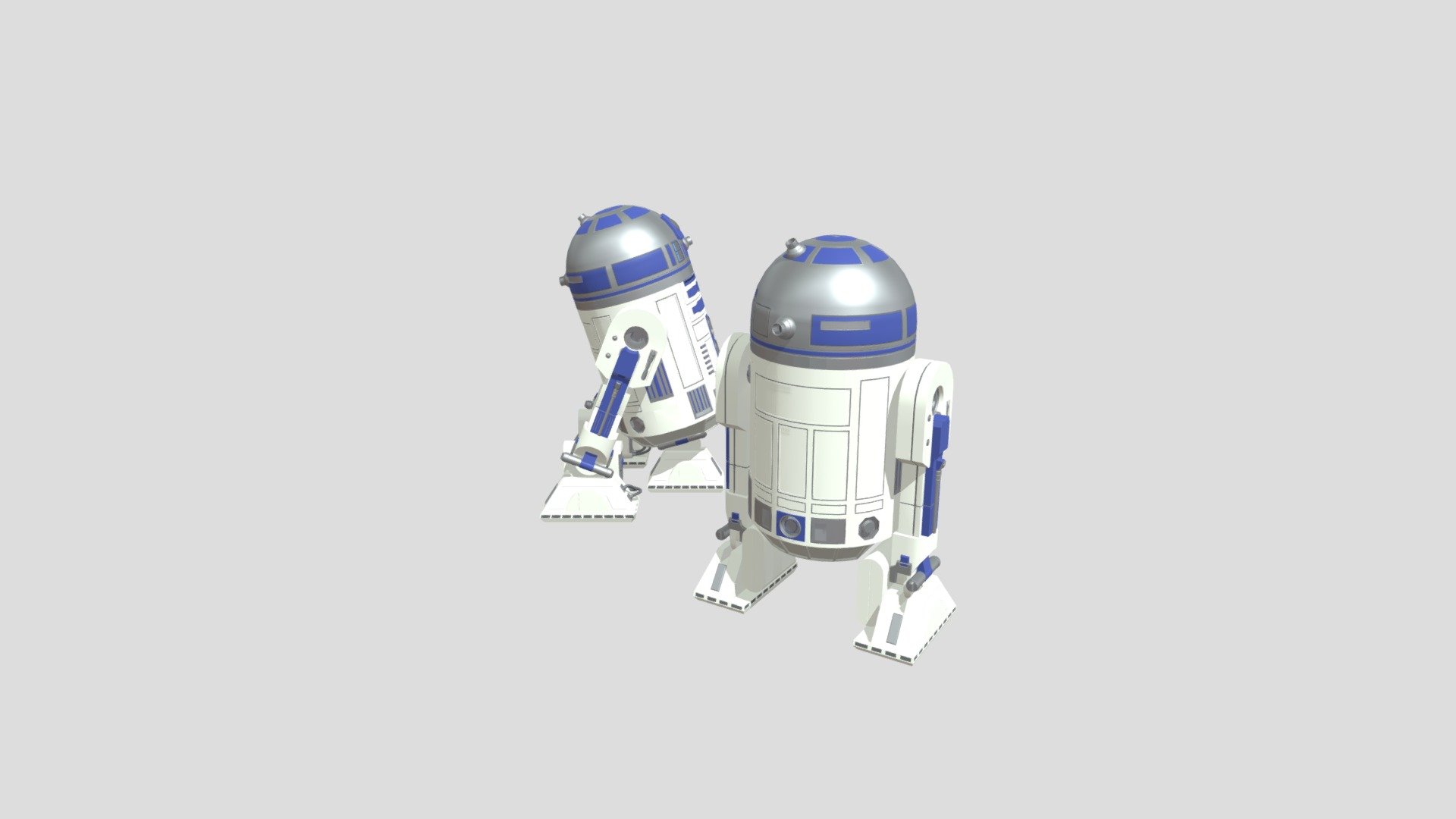 R2-d2 Astrodroid - 3D model by krarsenykovich [9b4407c] - Sketchfab
