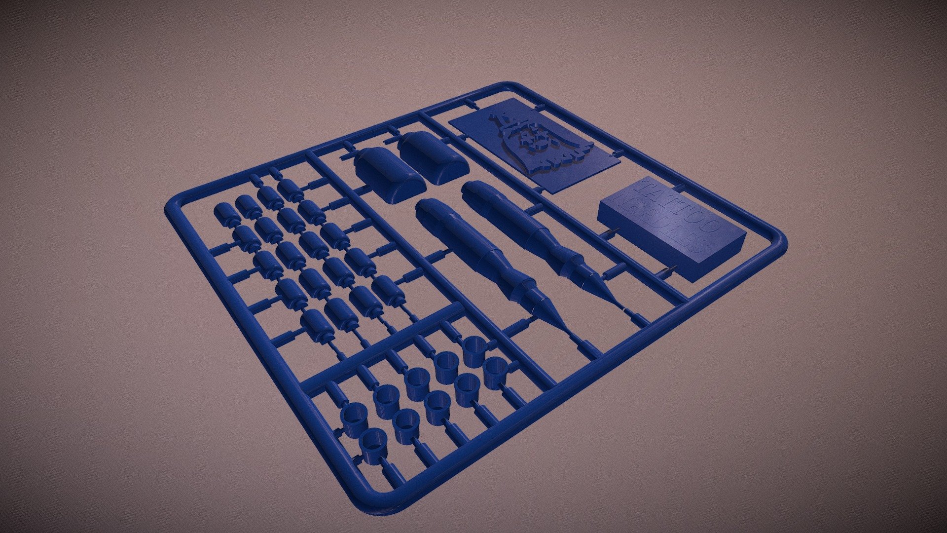 Tattoo Artist S.P.R.U.E Set - Download Free 3D model by mjmackinder ...