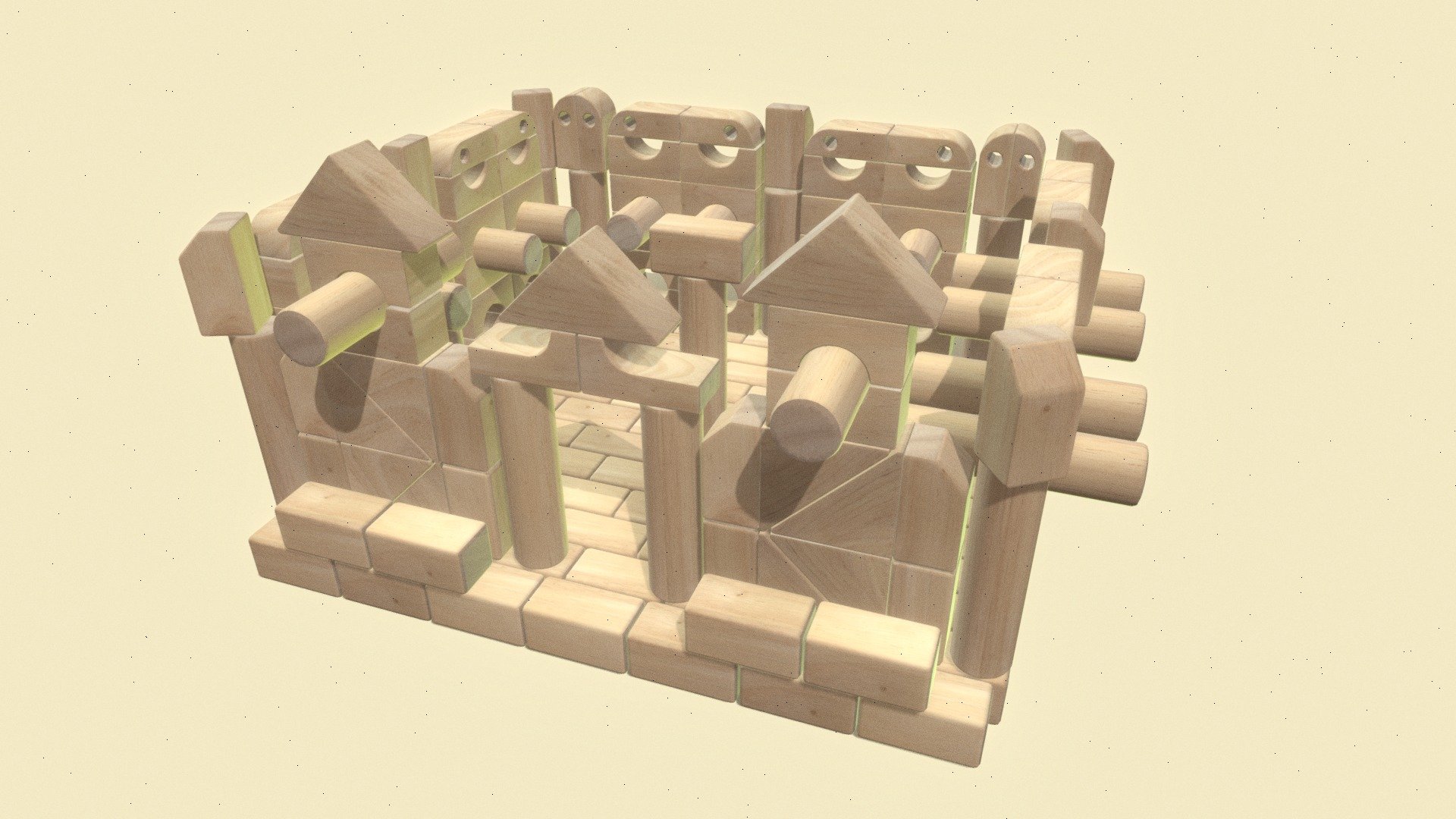 Wk8_unique_block_castle_mcintyre_bobby - Download Free 3D model by ...