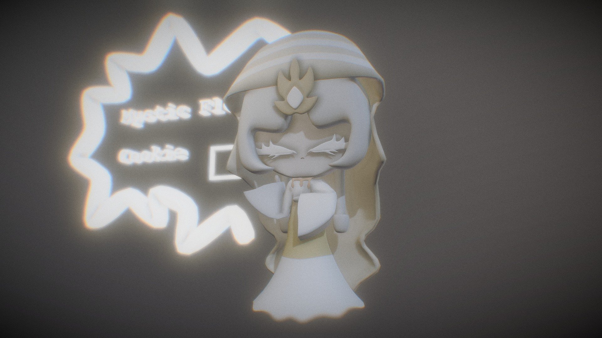 Mystic Flour Cookie |Cookie Run| - 3D model by Kuraport [9b459e2 ...