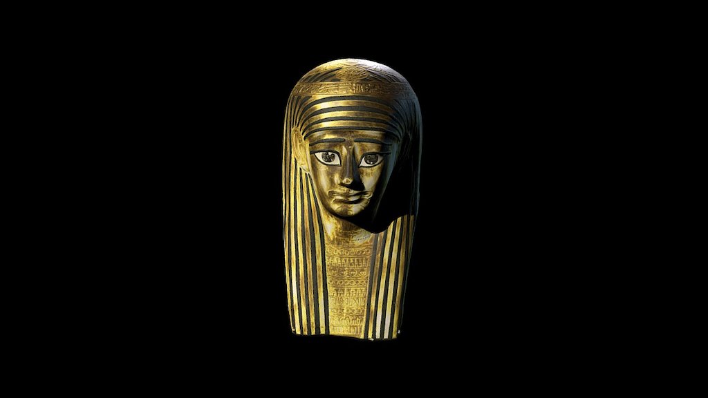 mummy-mask / cartonnage - 3D model by The British Museum ...