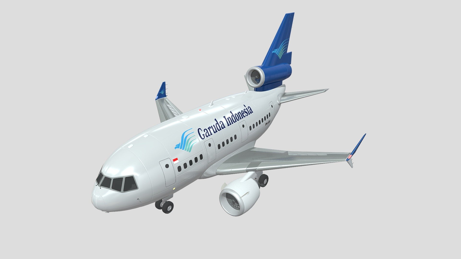 McDonnell Douglas MD-11 Mini - Buy Royalty Free 3D model by Sofyan ...