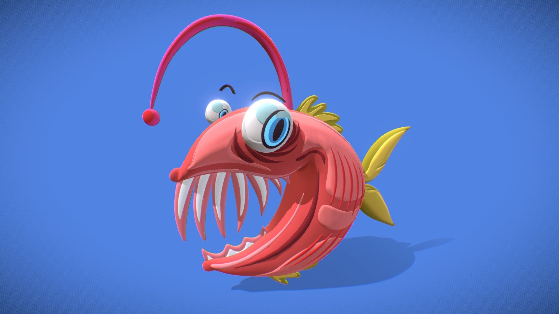 Lil' fishy 🐠🌊🔸 - 3D model by Arenc [9b4a347] - Sketchfab