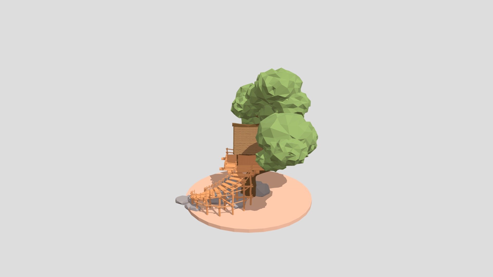 Treehouse Lol - Download Free 3D model by georgeluty [9b4bfe2] - Sketchfab