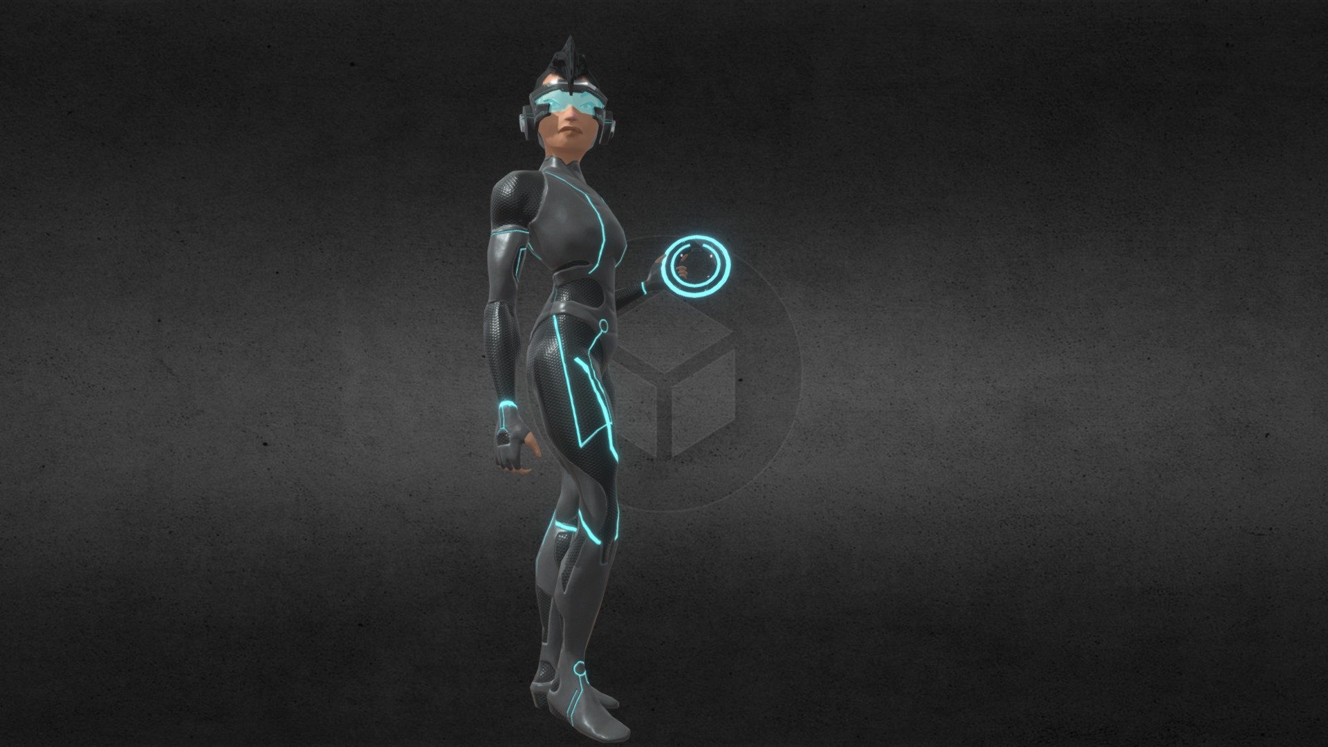 TRON Character Final - Download Free 3D model by wright42 [9b50ae6 ...
