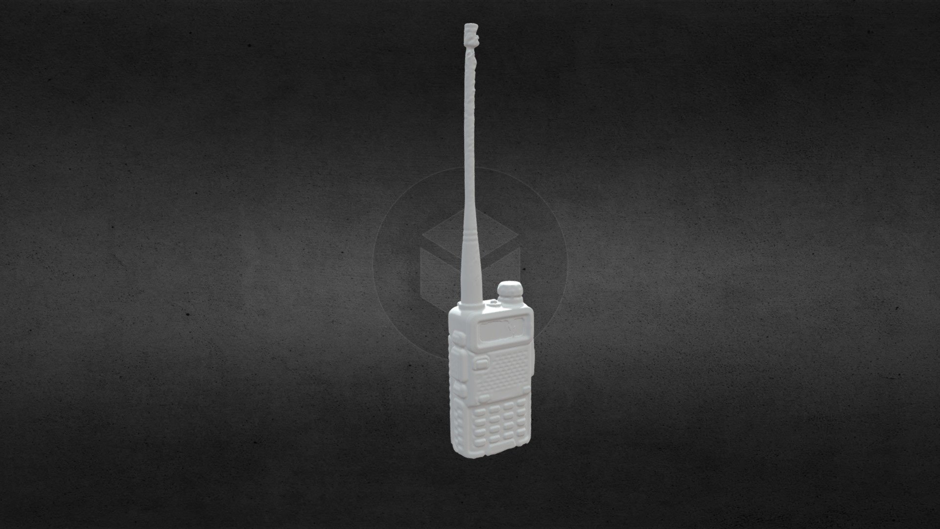 Handheld Portable Radio – Walkie Talkie - Download Free 3D model by ...