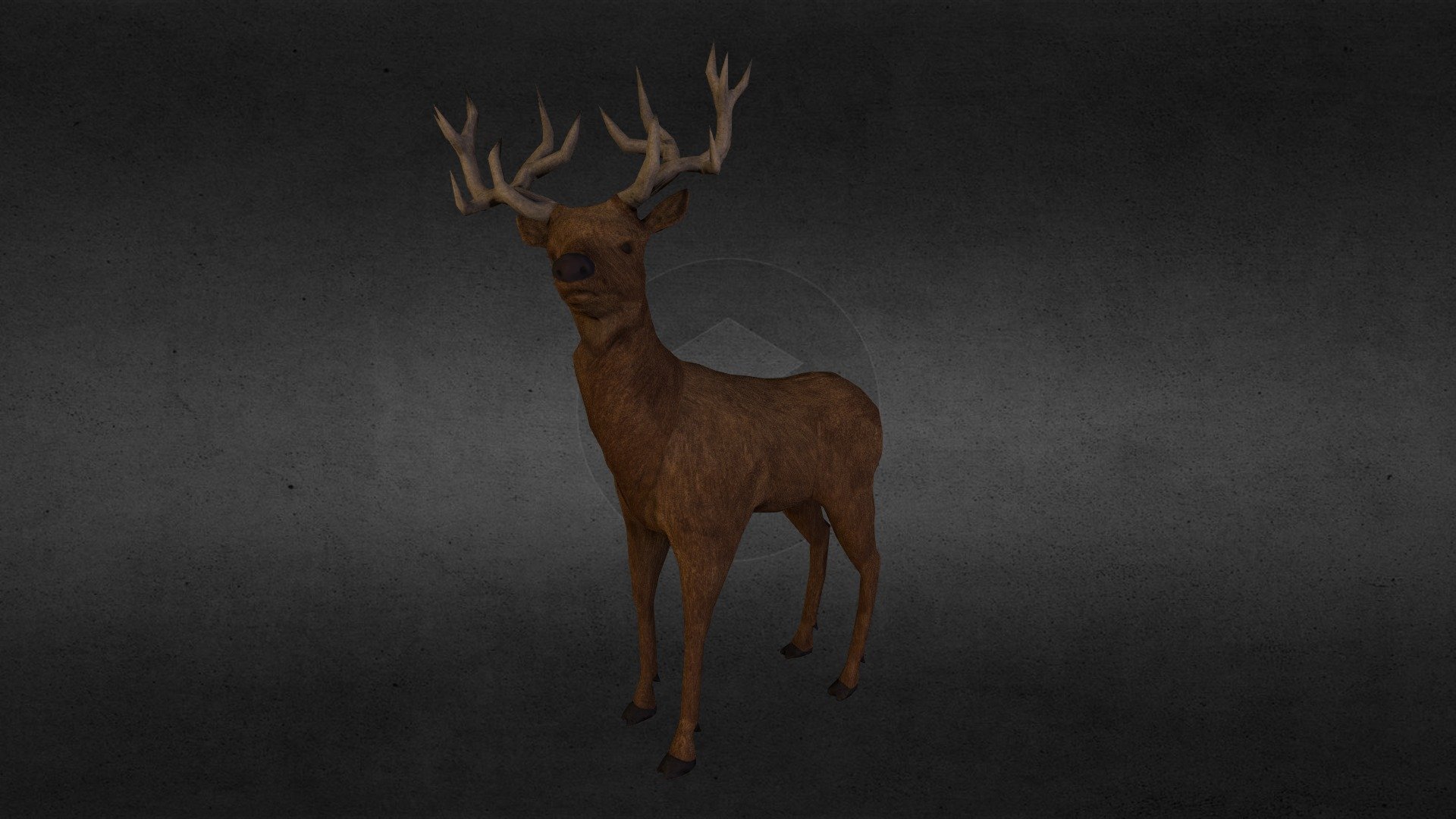 Deer 1.0 - 3D model by luc.c [9b52936] - Sketchfab