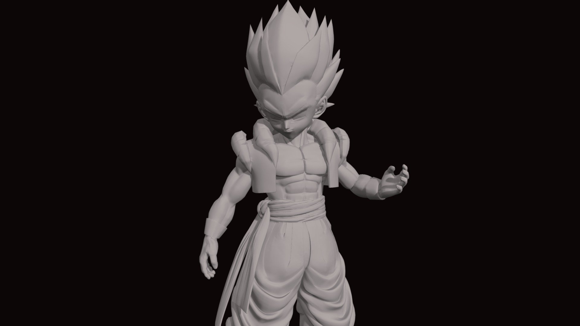 DBZ - GOTENKS STL - 3D model by BOSSposes (@bossposes3d) [9b52f0c ...