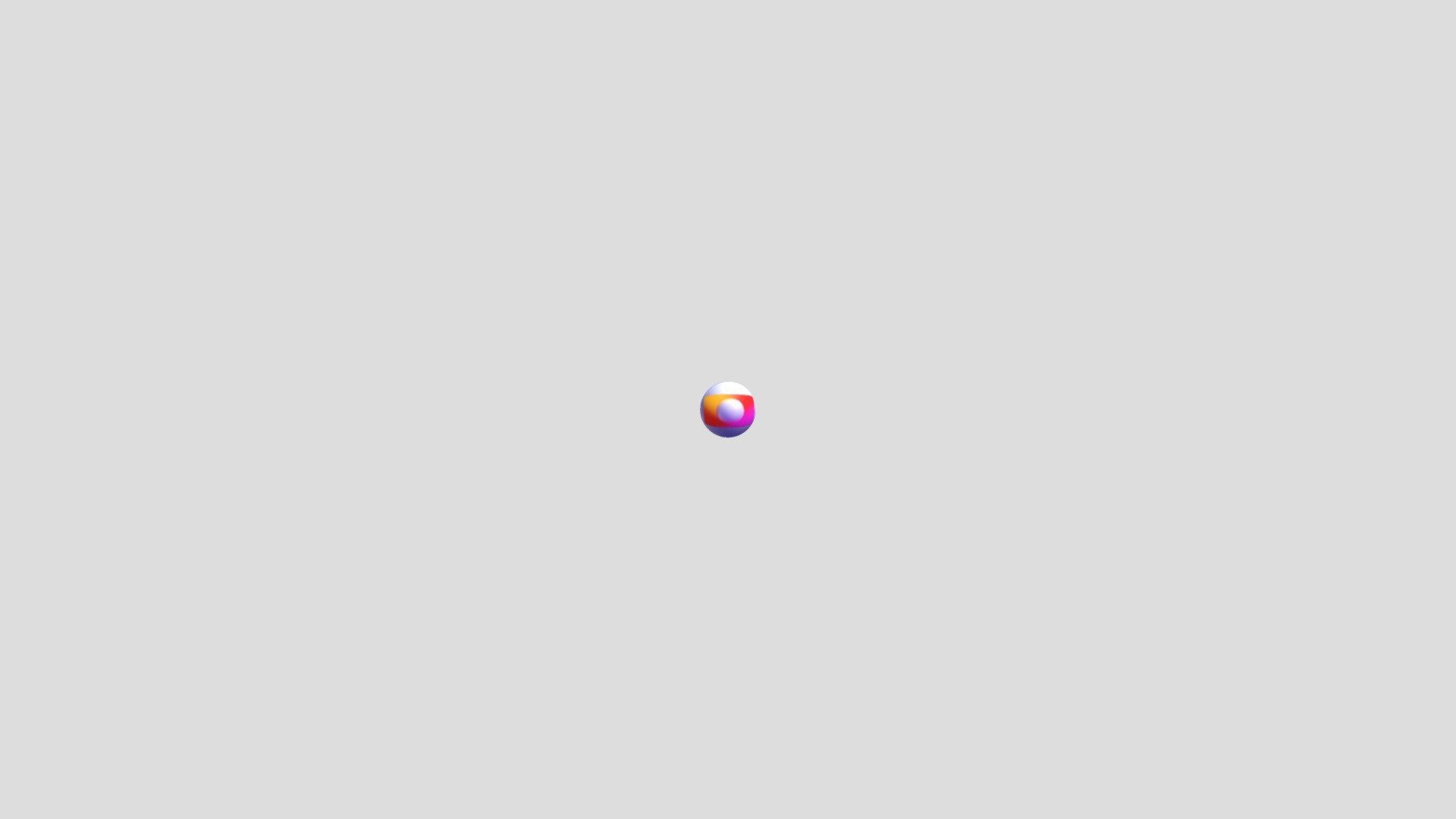 TVGlobo Logo - Download Free 3D model by planetaglobo4 [9b547fa ...