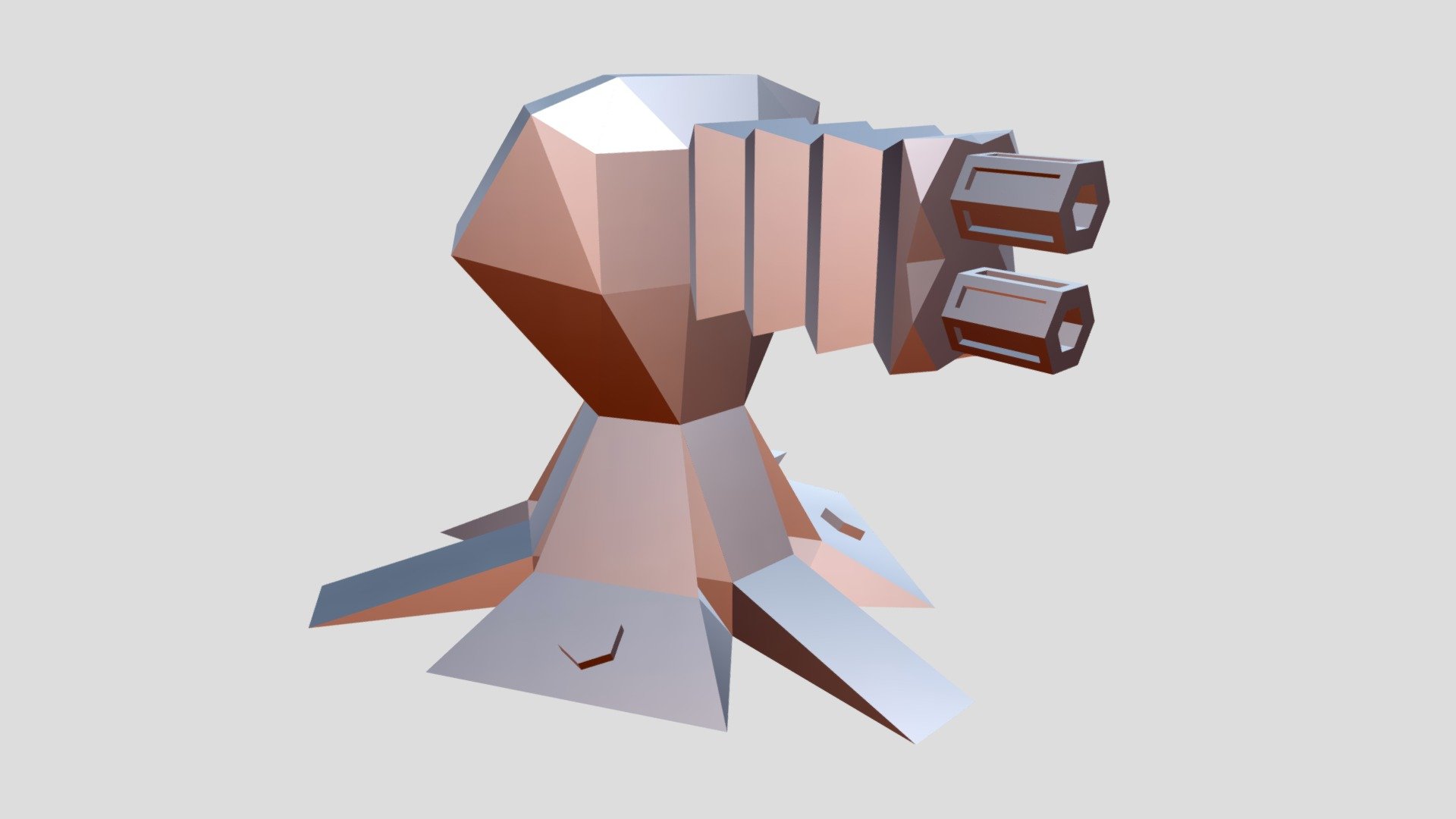 Turret Tower 1 - Download Free 3D model by Trockk (@Timrockk) [9b56cdc ...
