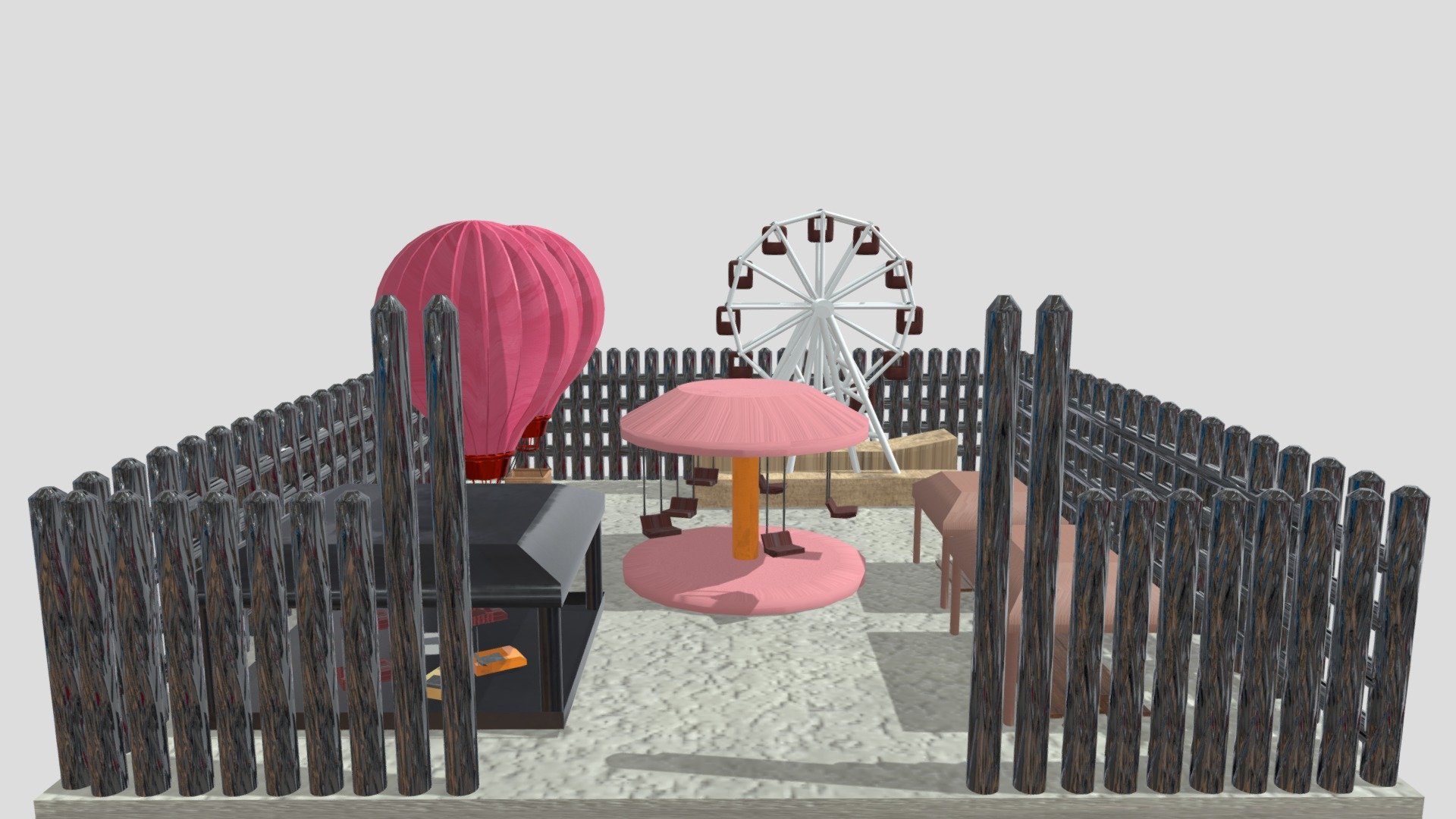 park - 3D model by marseldesign [9b574ca] - Sketchfab