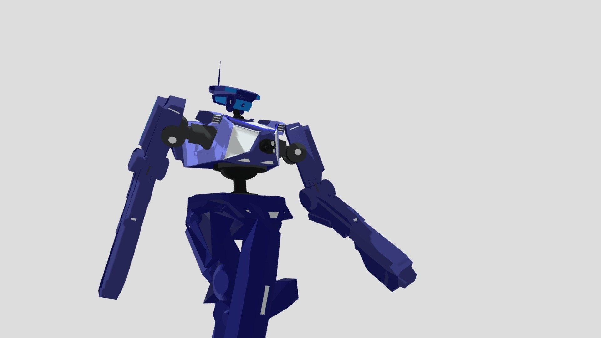Low poly Rigged Mech - Download Free 3D model by pranavendu04 [9b574f4 ...
