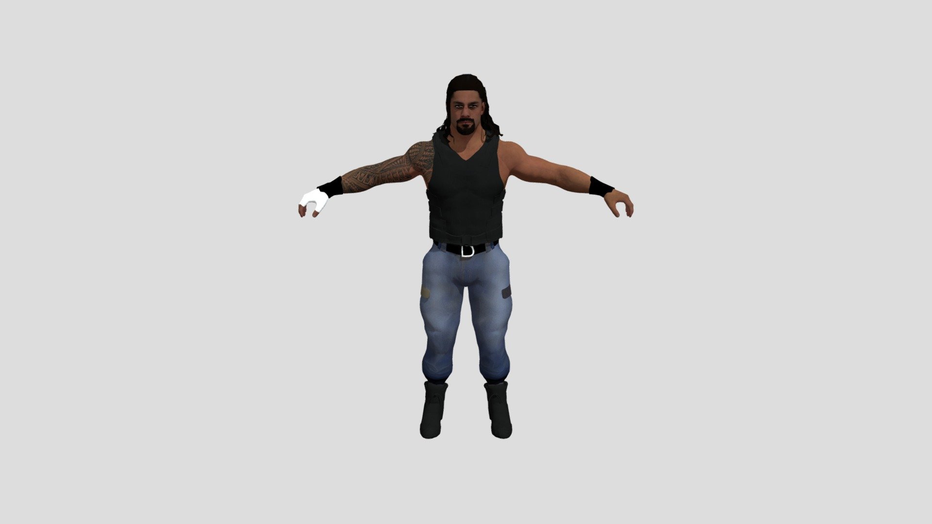 wwe 2k 17 spump rioman ris deanaepos - Download Free 3D model by dallas ...