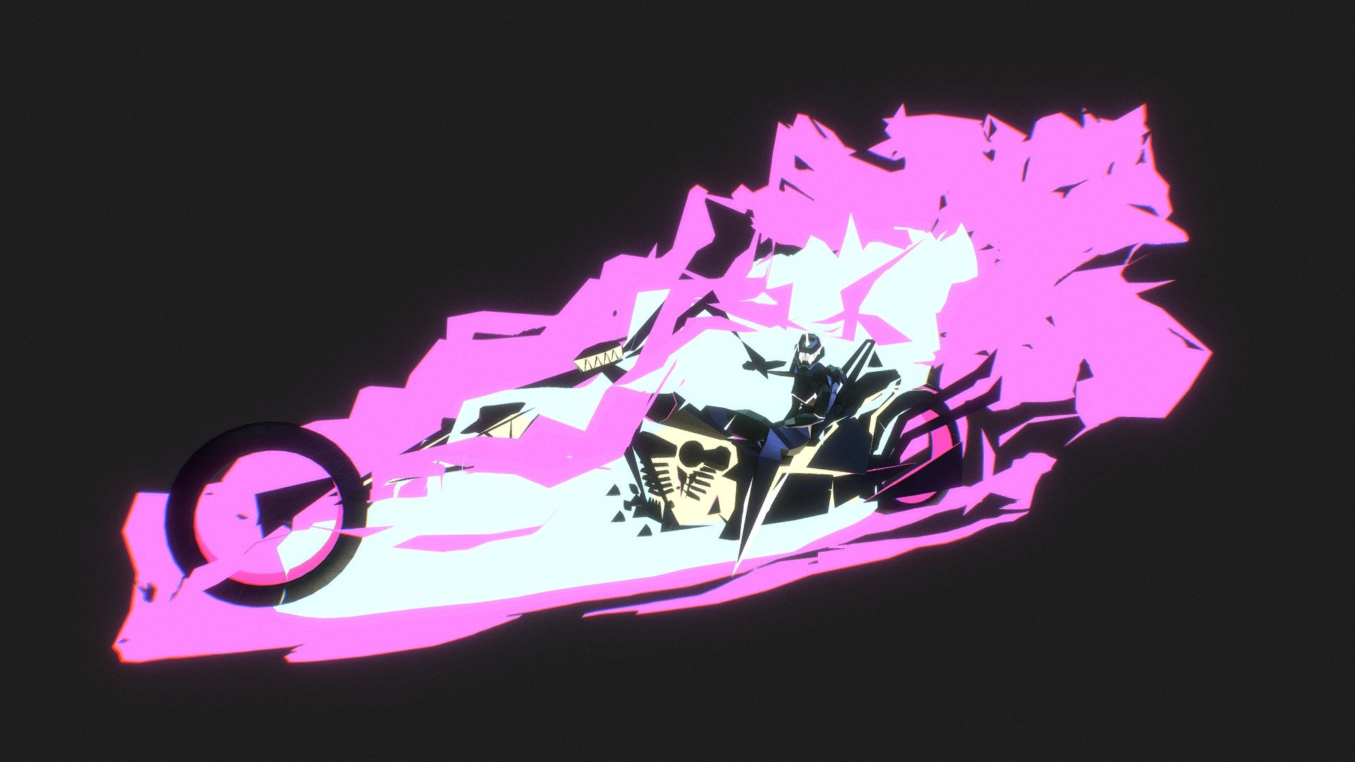 PROMARE // 3D recreation of Lio's bike - 3D model by Leah Douw ...