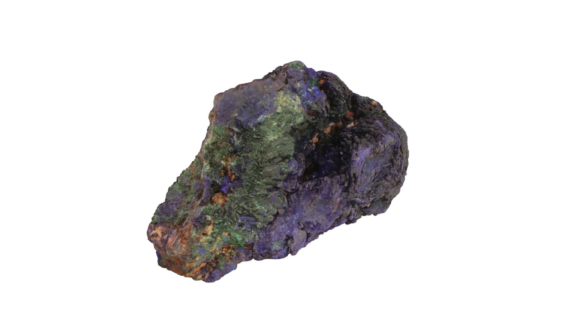 azurite #15164 7-25 - Download Free 3D model by rocksandminerals ...