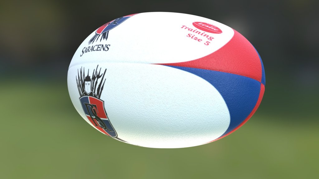 Saracens Rugby Ball - 3D model by LeslieRugby (@connormcgregor ...