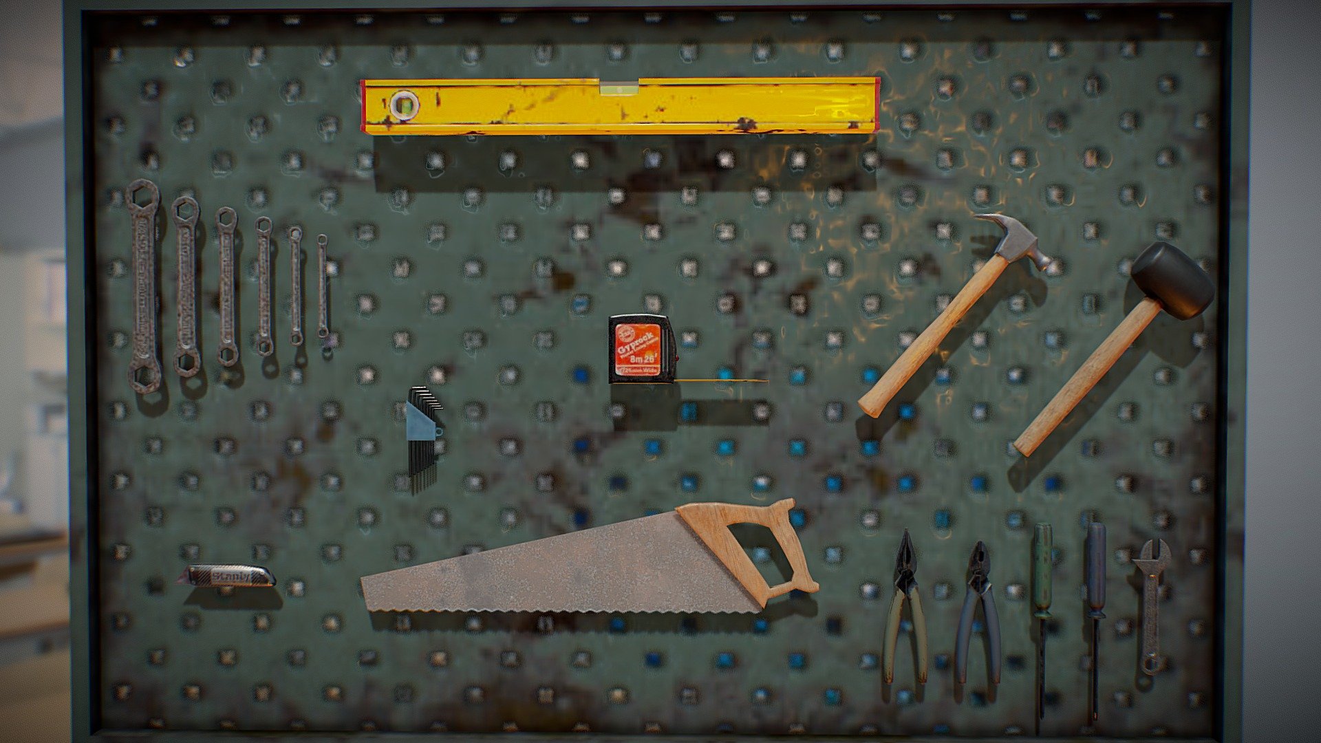 Tools Pack - Download Free 3D model by MadeByYeshe [9b5b474] - Sketchfab