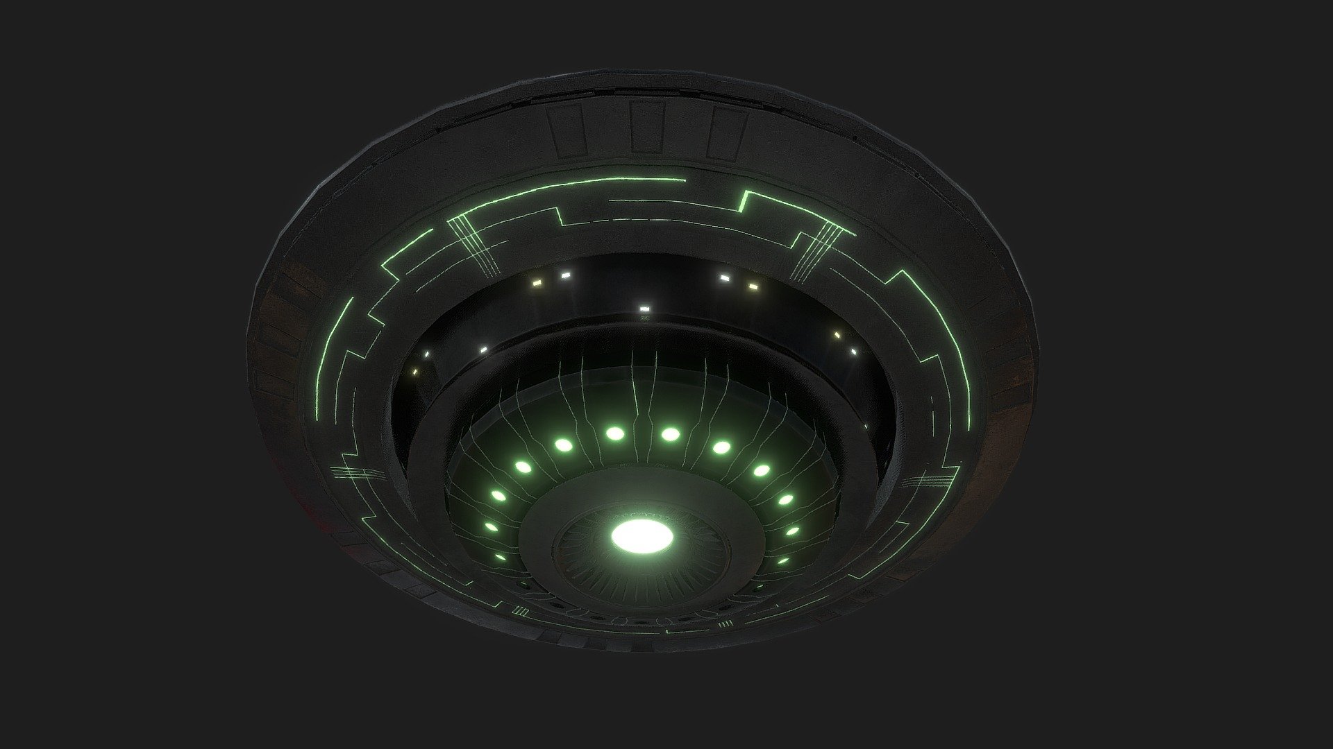 UFO - Download Free 3D model by BrunoLatour [9b5d14c] - Sketchfab