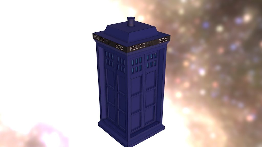 Tardis - 3D model by J Barton (@jdwbarton) [9b5dd95] - Sketchfab