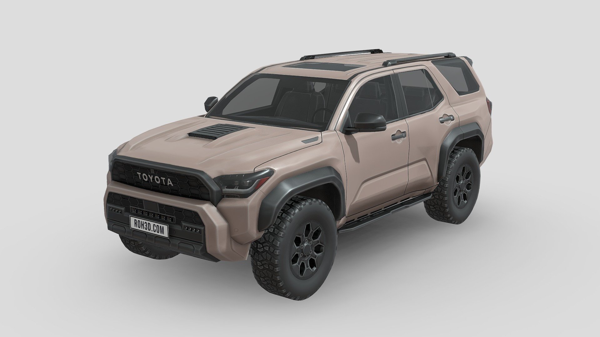 Toyota 4Runner TRDpro 2024 - 3D model by ROH3D [9b5de7e] - Sketchfab