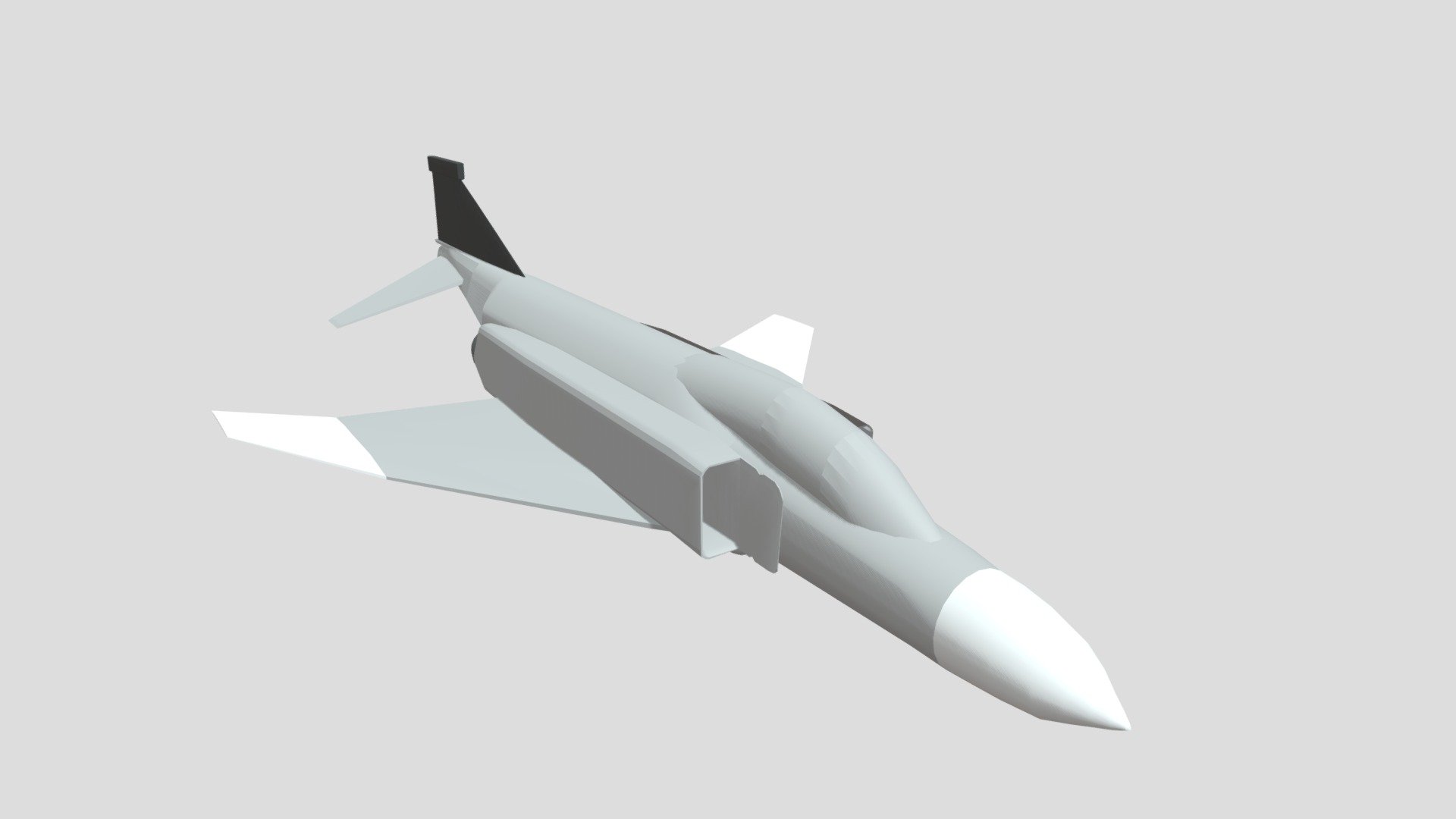 F4 Phantom FGR2 Low- Poly (Untxetured) - Download Free 3D model by ...