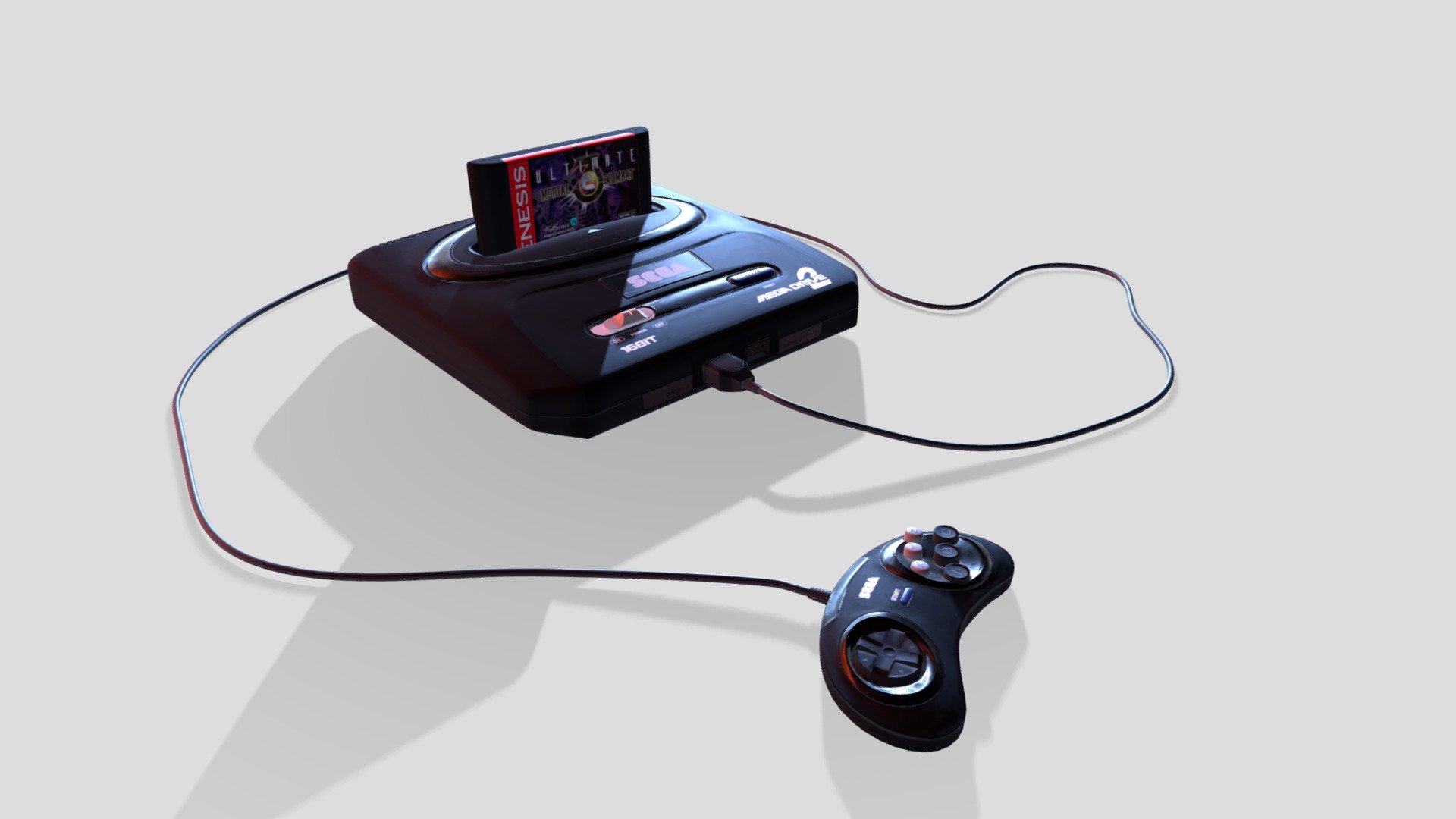 Sega MD2 - 3D model by spidermaniac1 [9b60d54] - Sketchfab